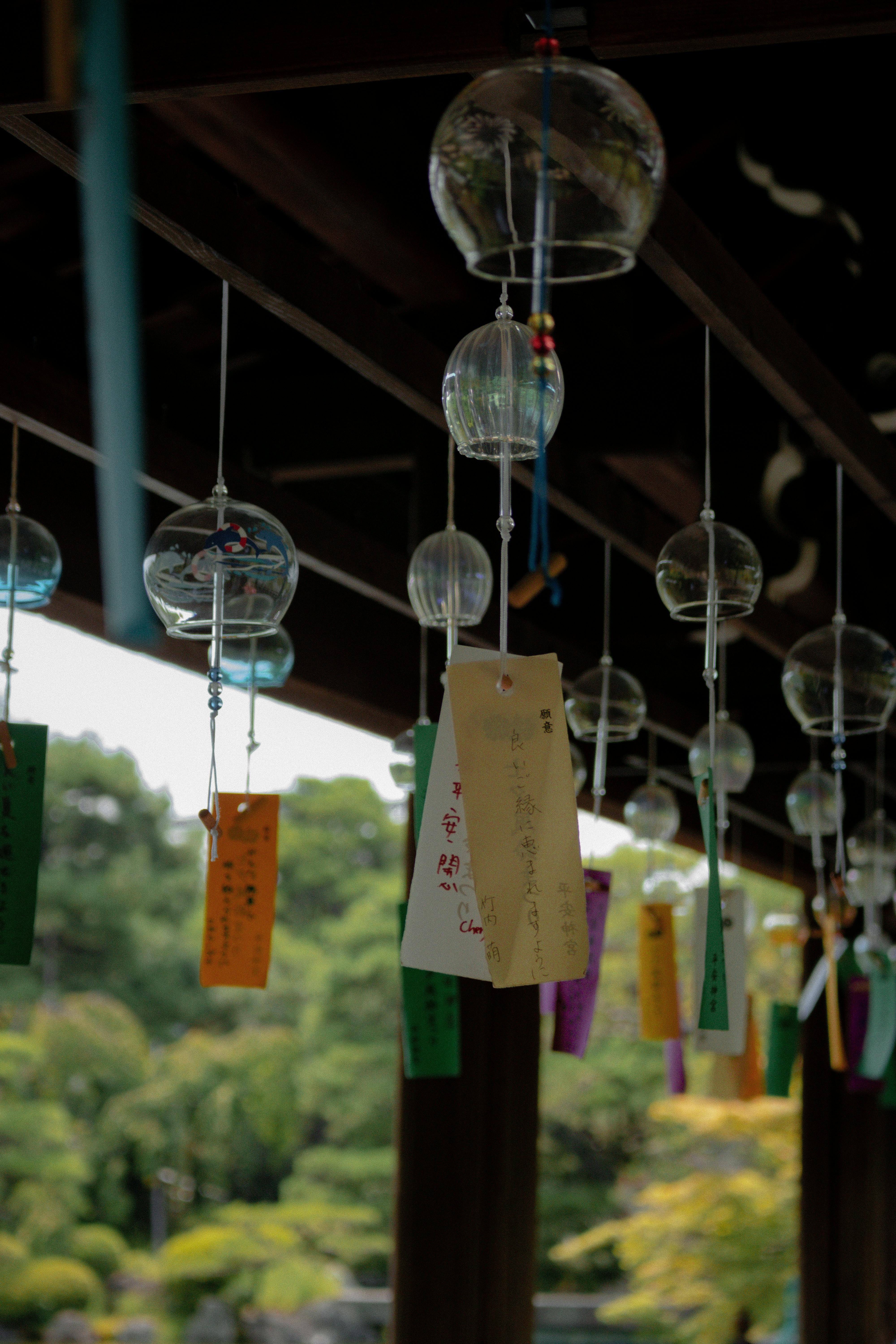Colorful Traditional Japanese Wind Chimes · Free Stock Photo