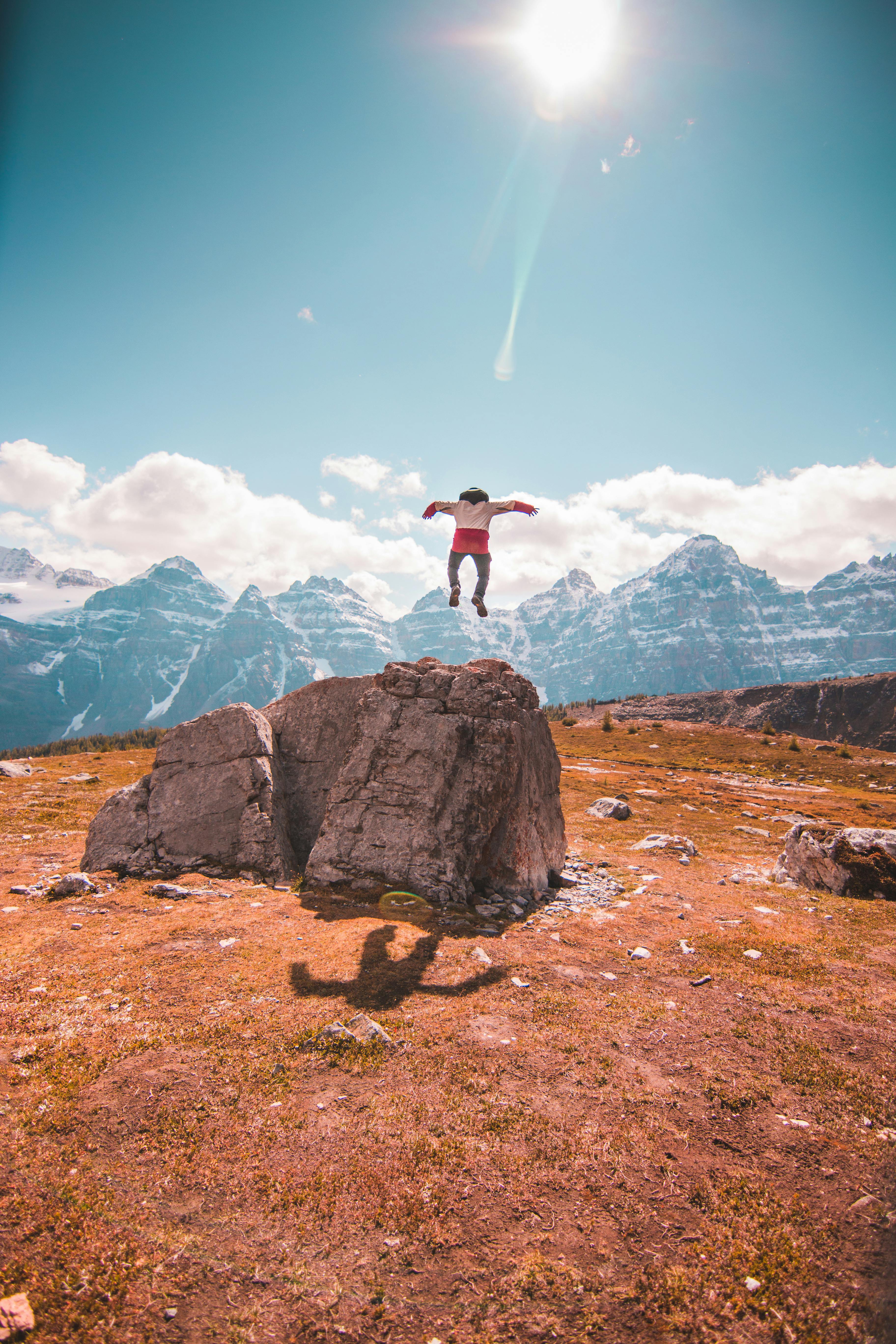 Person Jumping Mid Air · Free Stock Photo