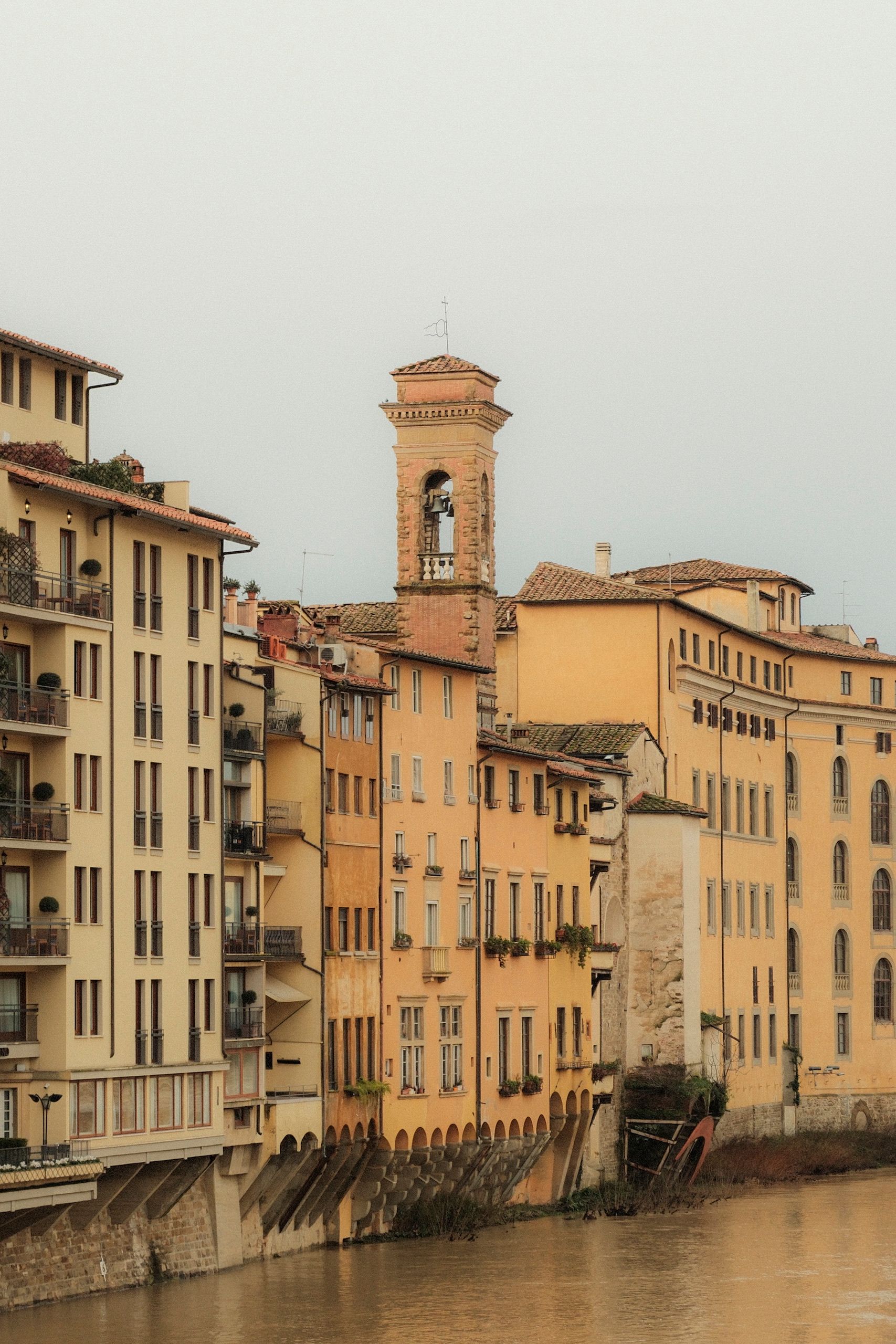 Historic Riverside Architecture in Florence Italy · Free Stock Photo
