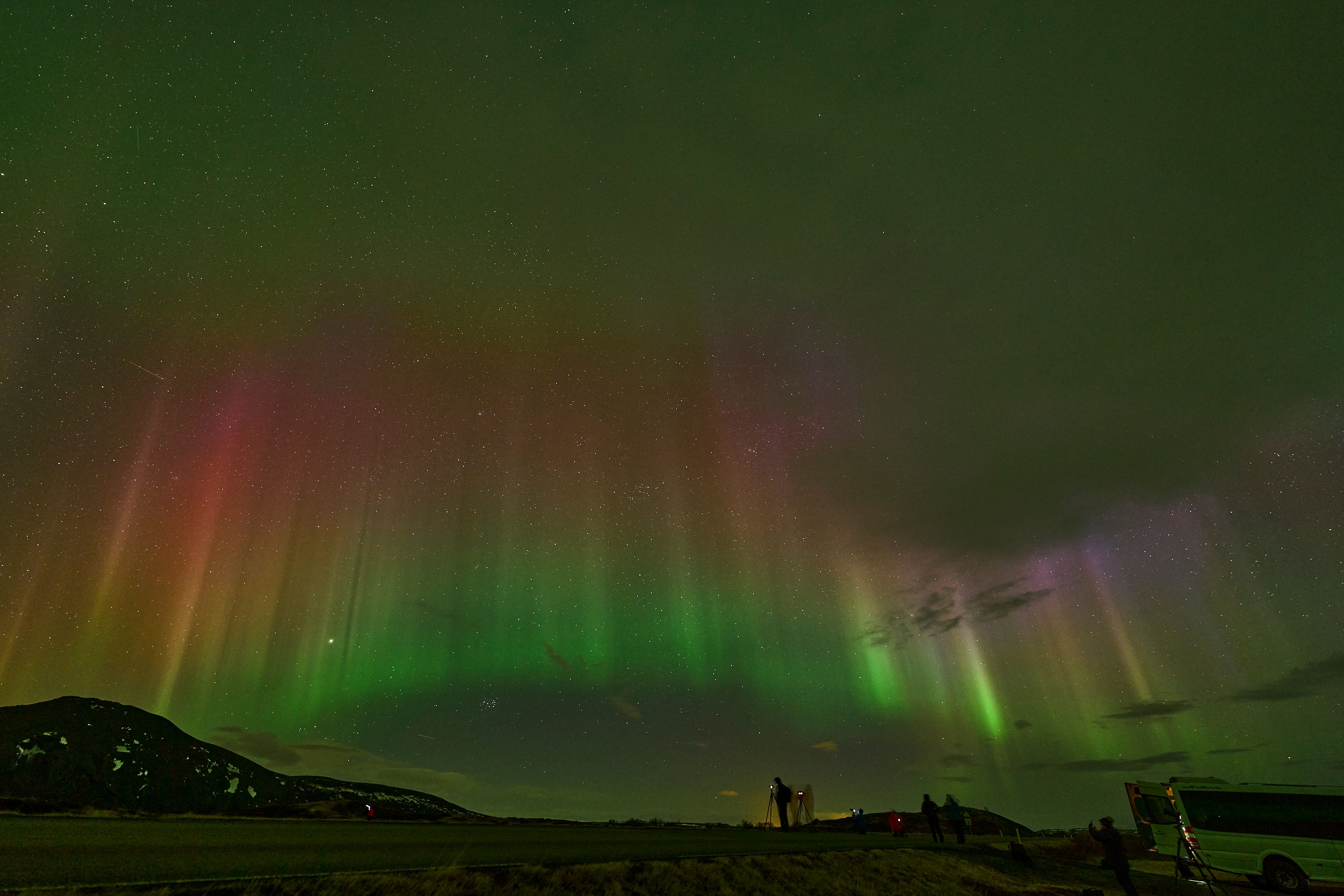 Breathtaking Northern Lights in Iceland · Free Stock Photo