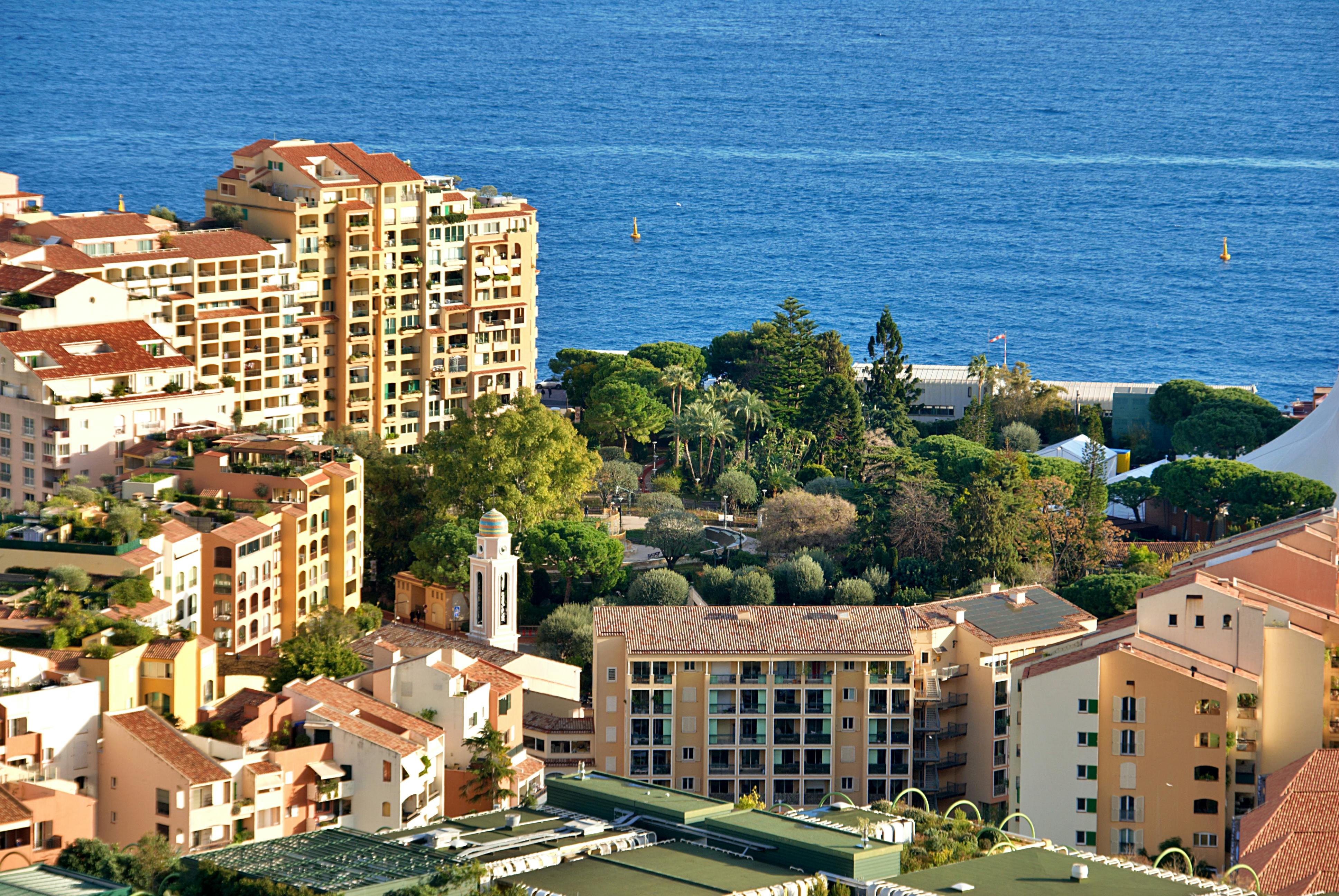 Aerial View of Monaco Coastal Architecture · Free Stock Photo