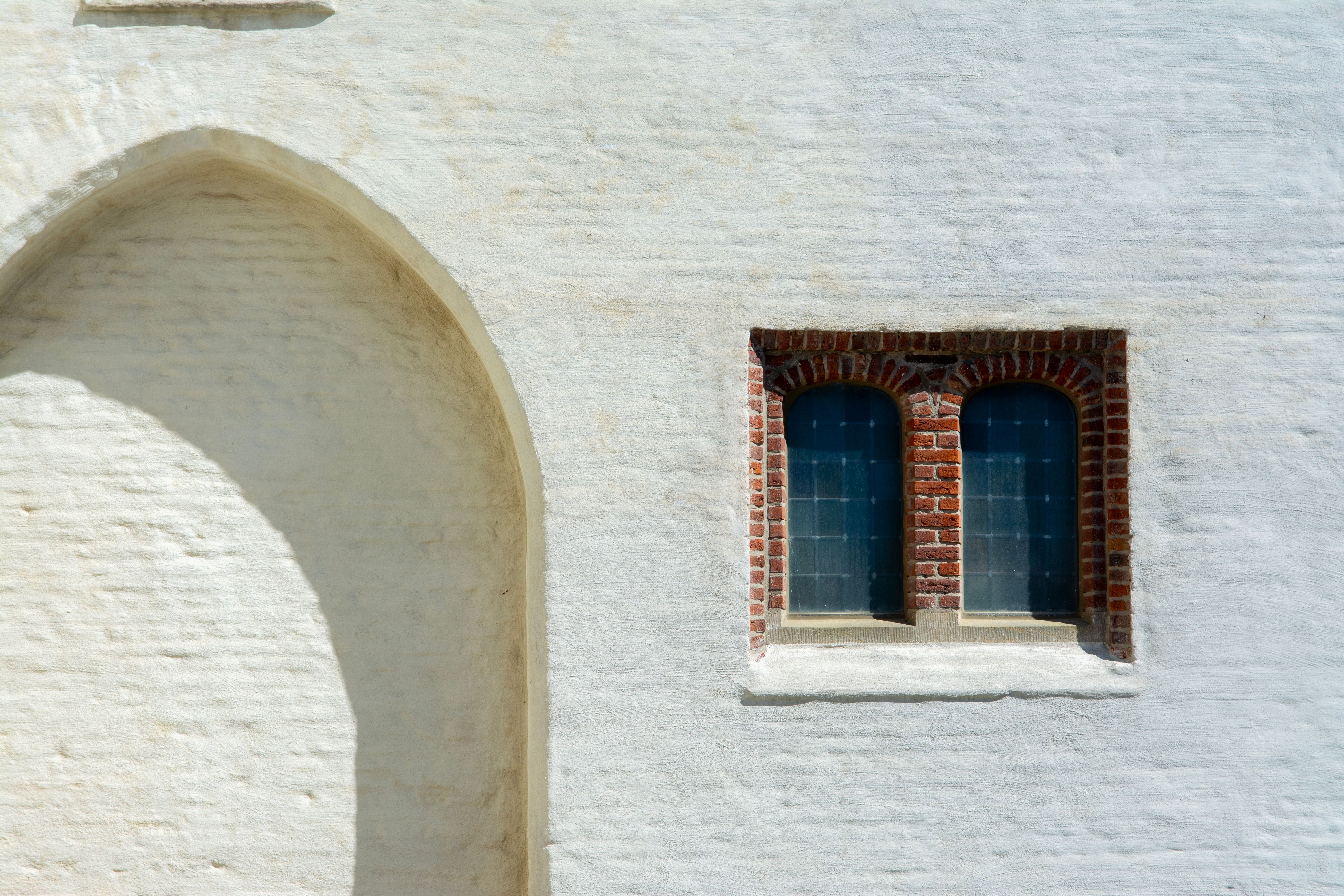 Historic Church Window and Arch in Katwijk · Free Stock Photo