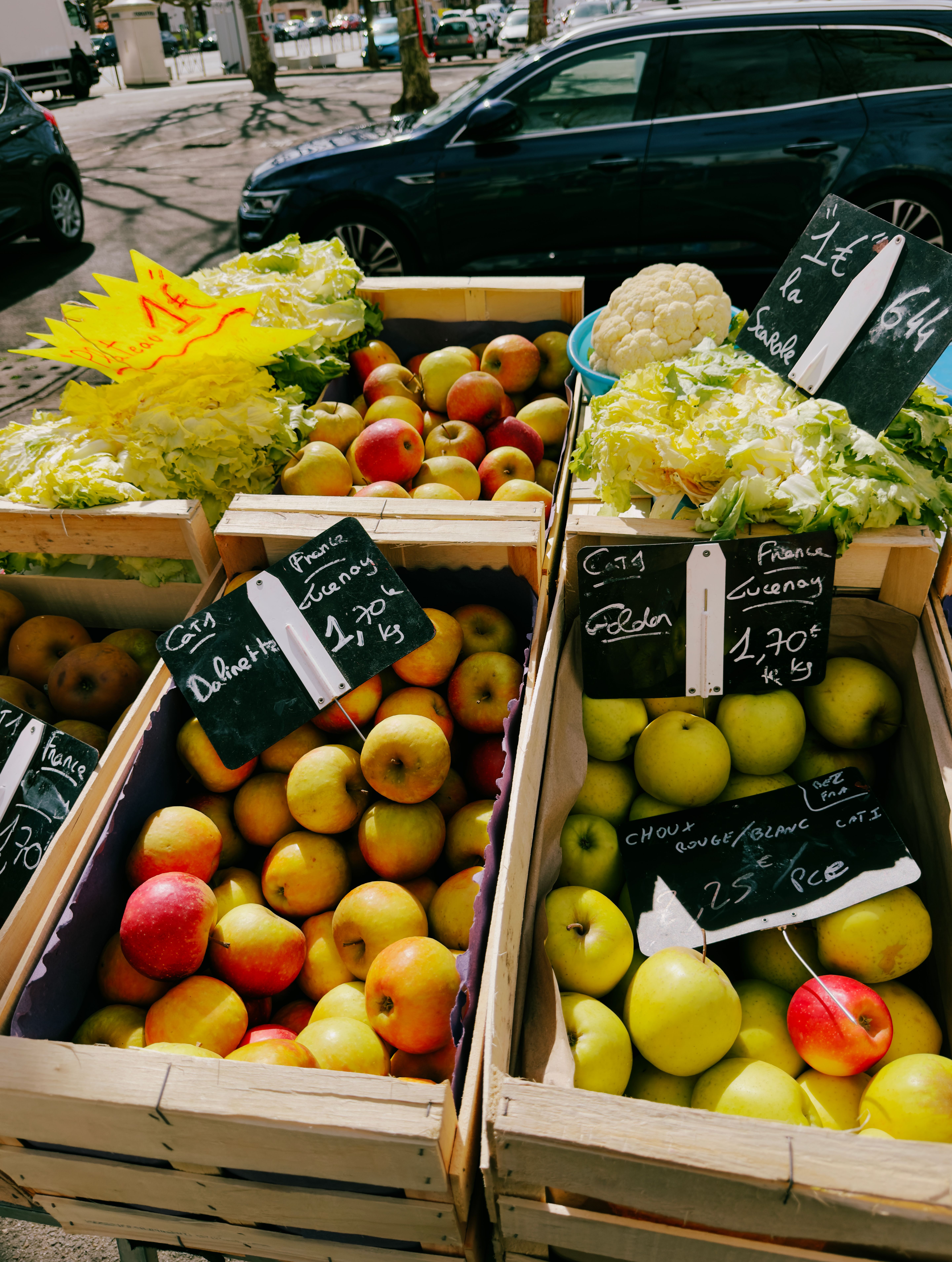 Fresh Produce Display at Local Outdoor Market · Free Stock Photo