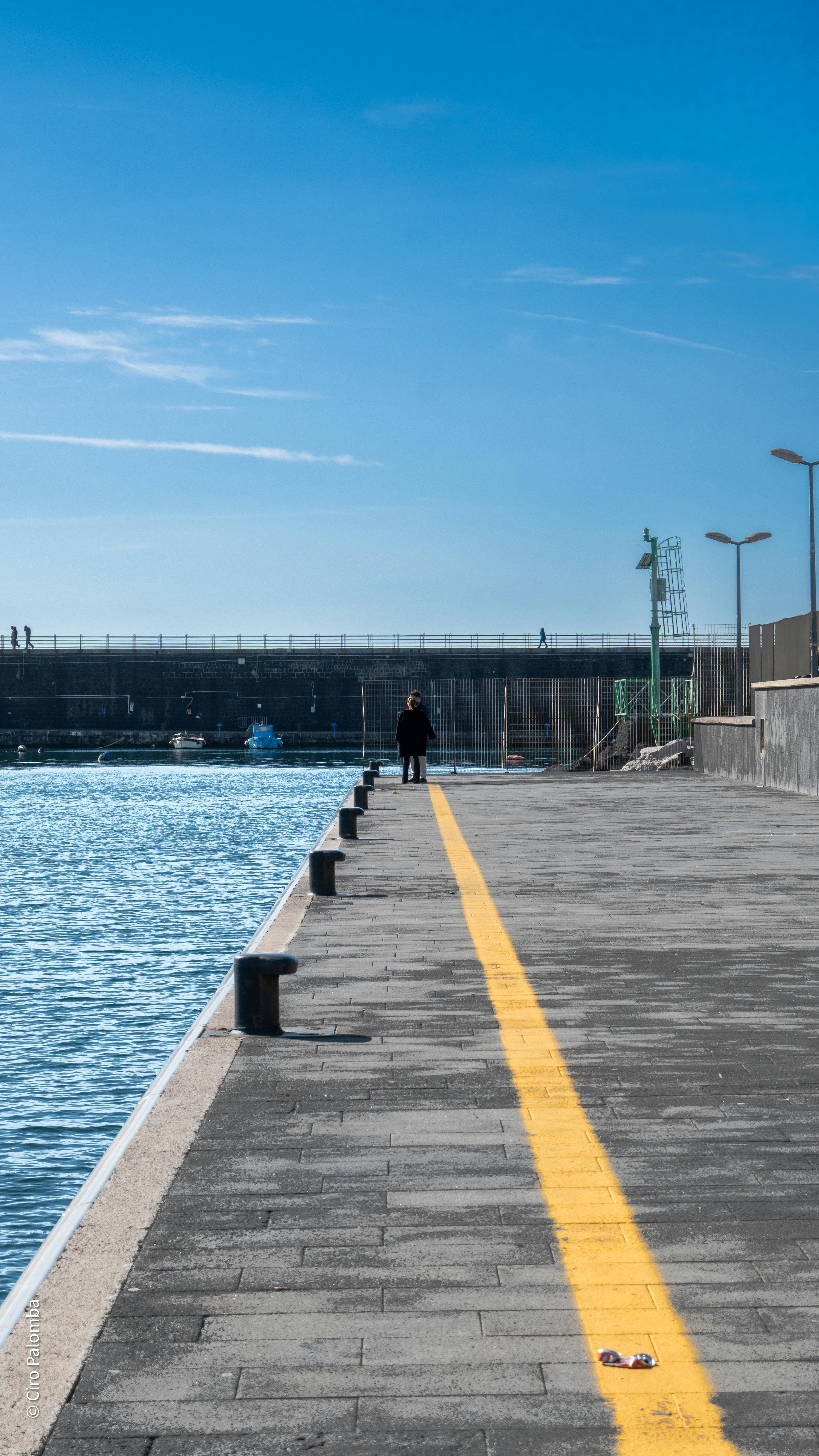Serene Waterside Stroll on a Sunny Day · Free Stock Photo