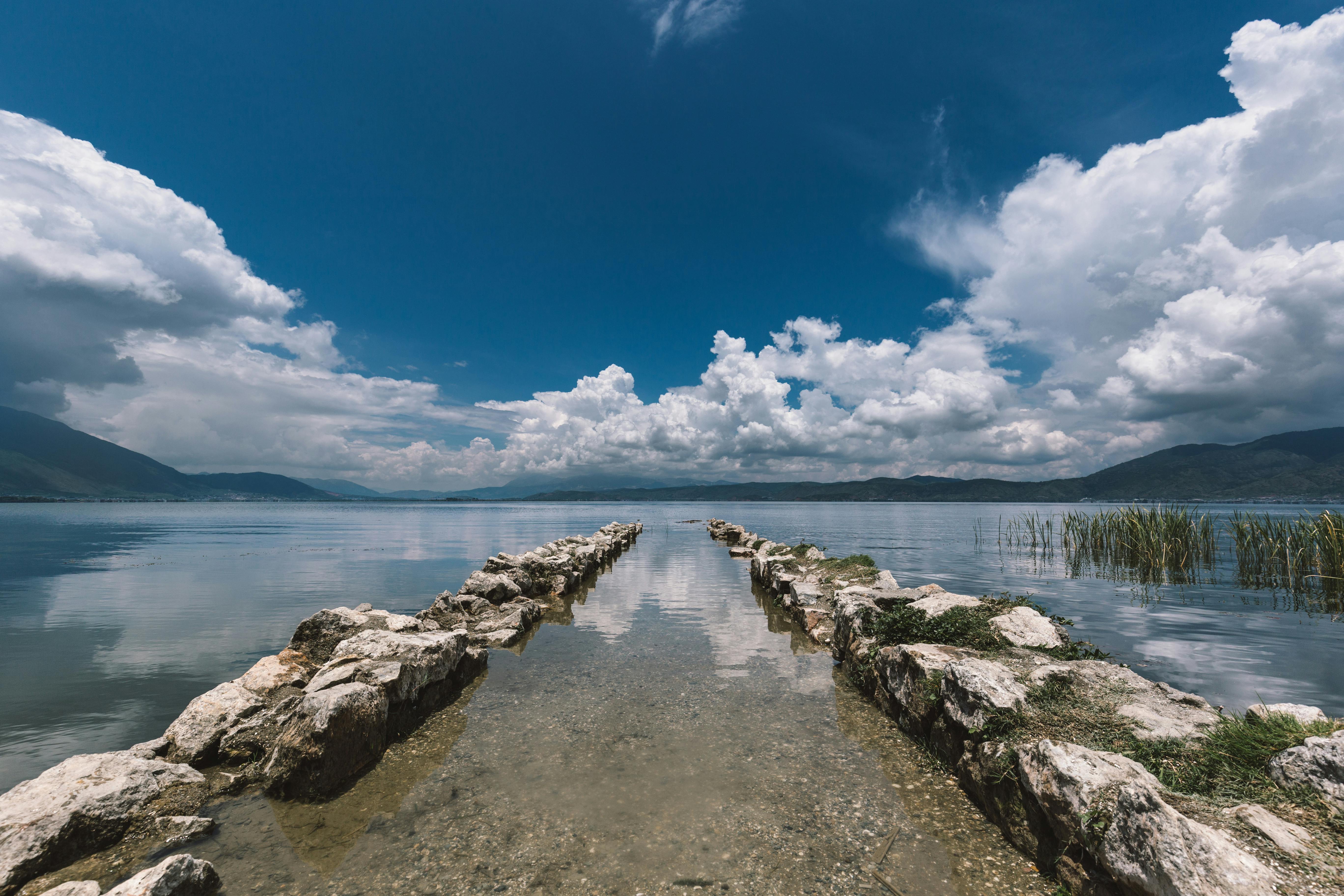 White And Blue Landscape Photos, Download The BEST Free White And Blue ...