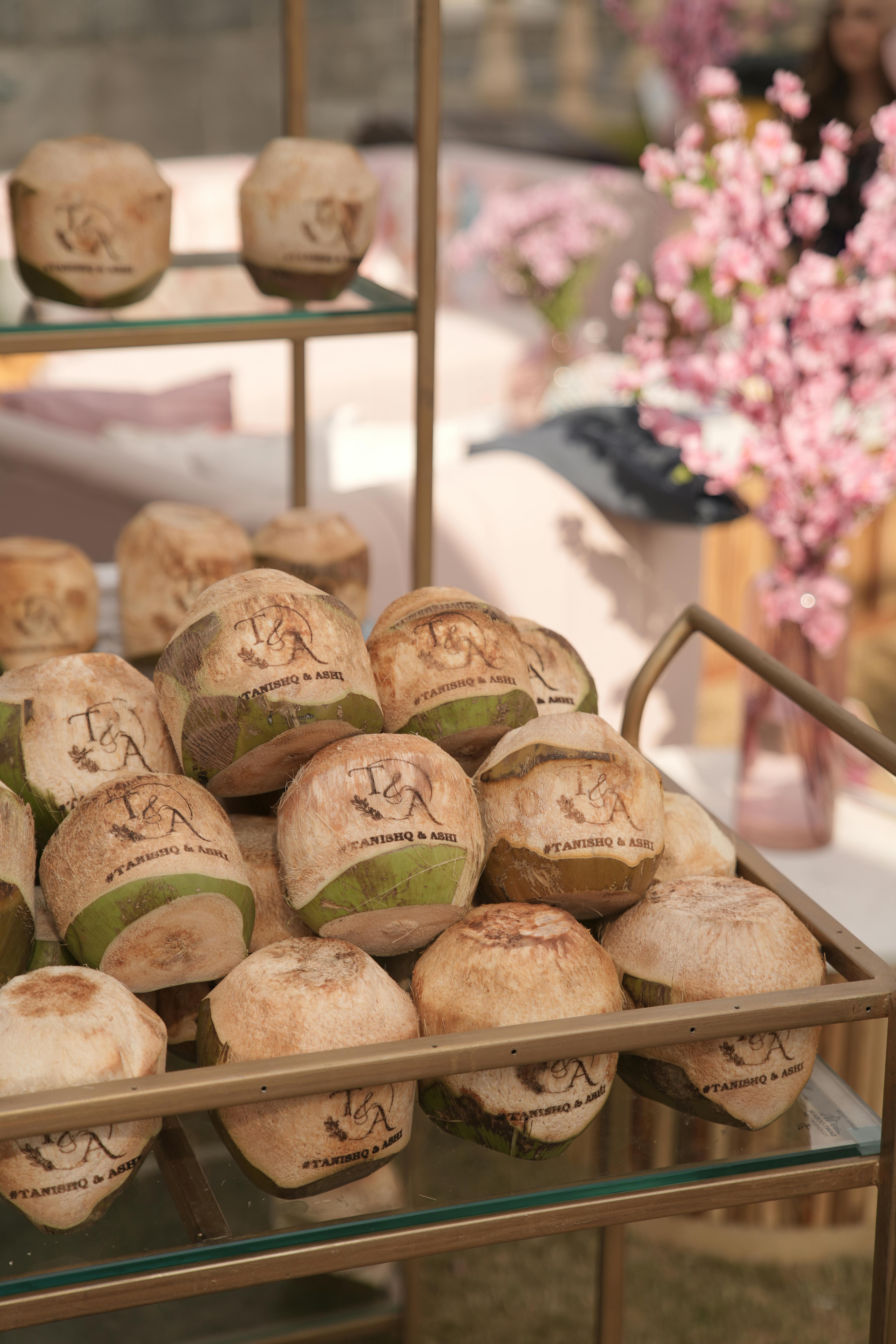 Elegant Coconut Decor at Indian Wedding Event · Free Stock Photo