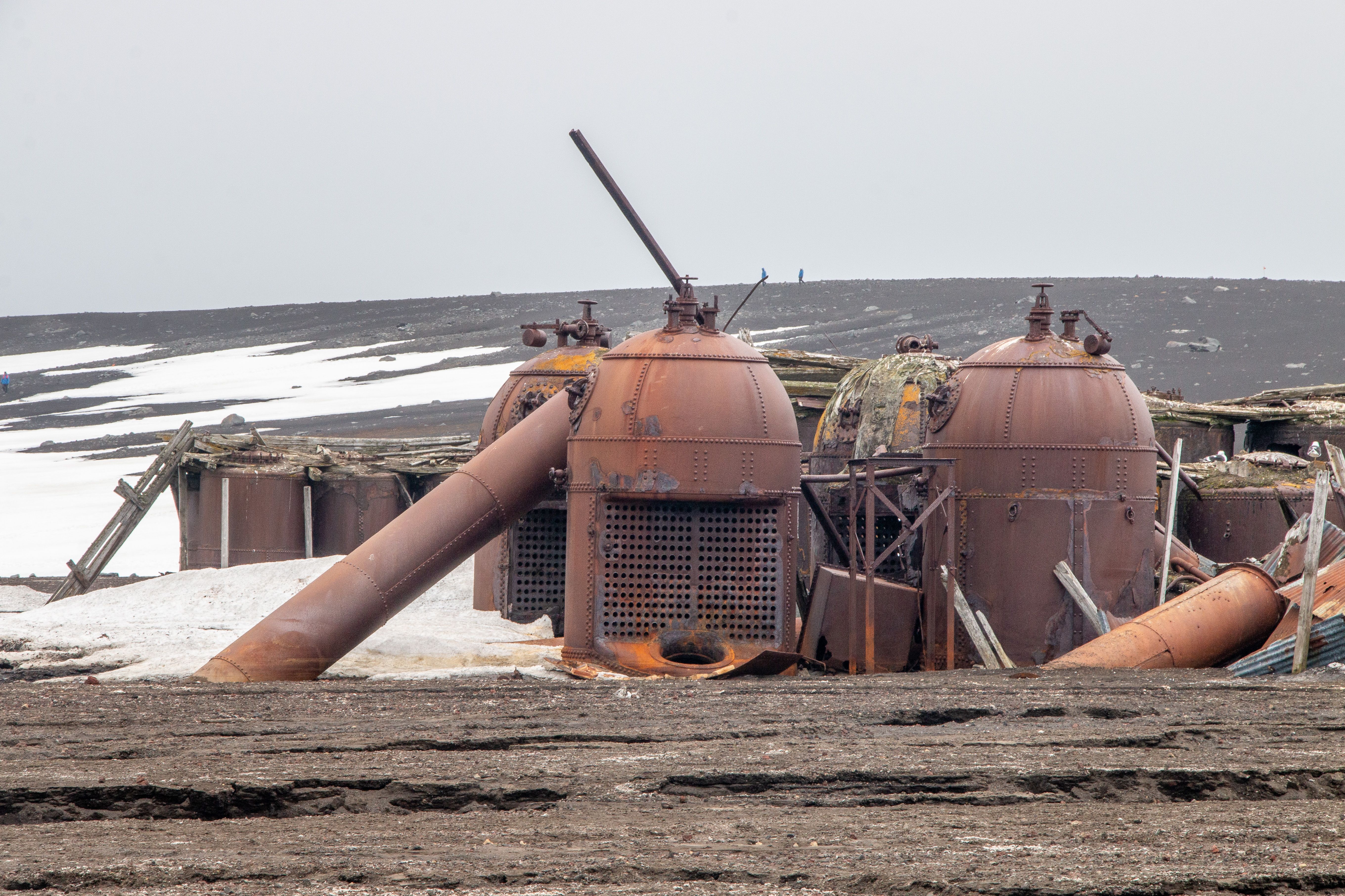 Rusted Relics of Antarctic Whaling Station · Free Stock Photo