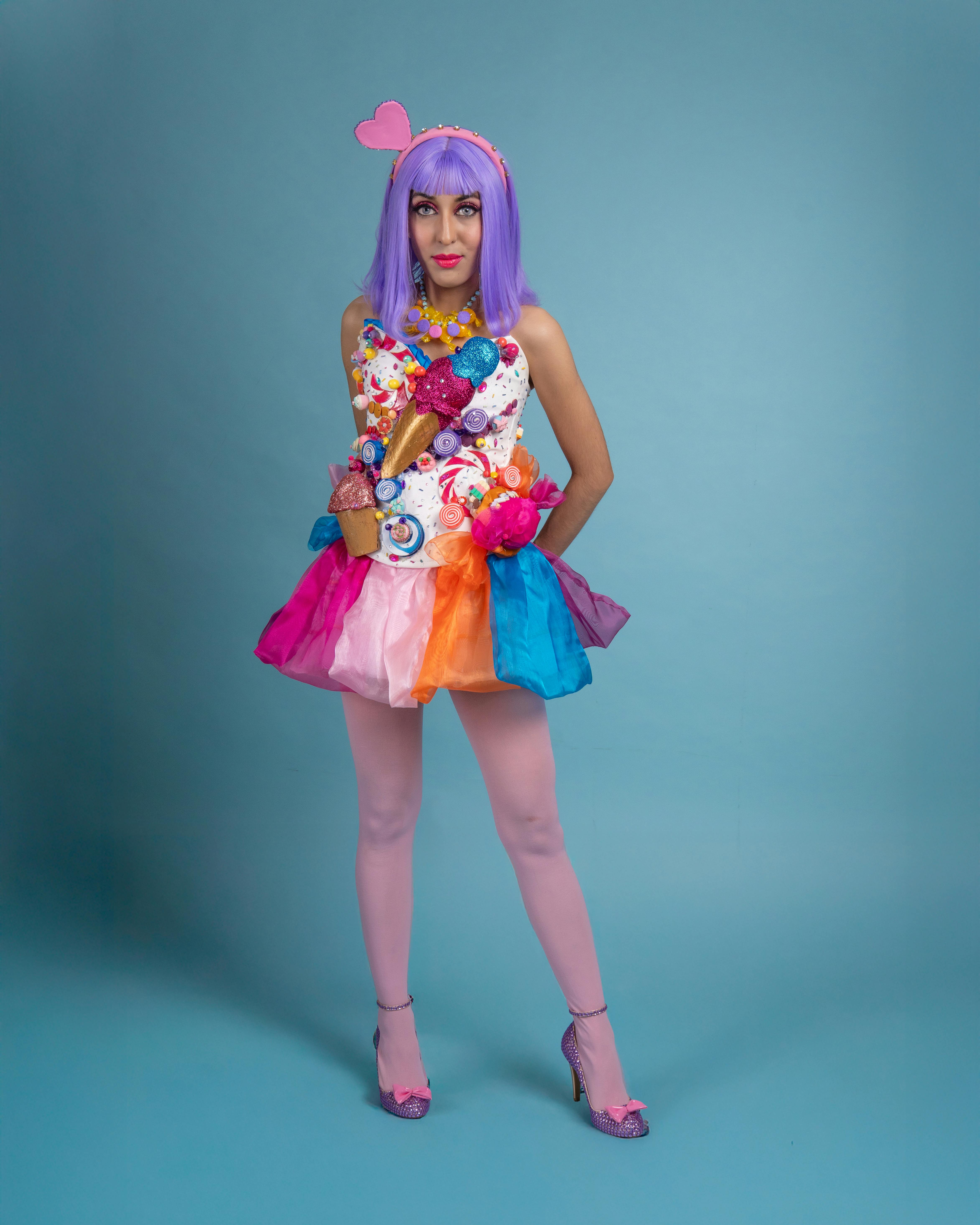 Vibrant Cosplay Portrait in Colorful Costume · Free Stock Photo