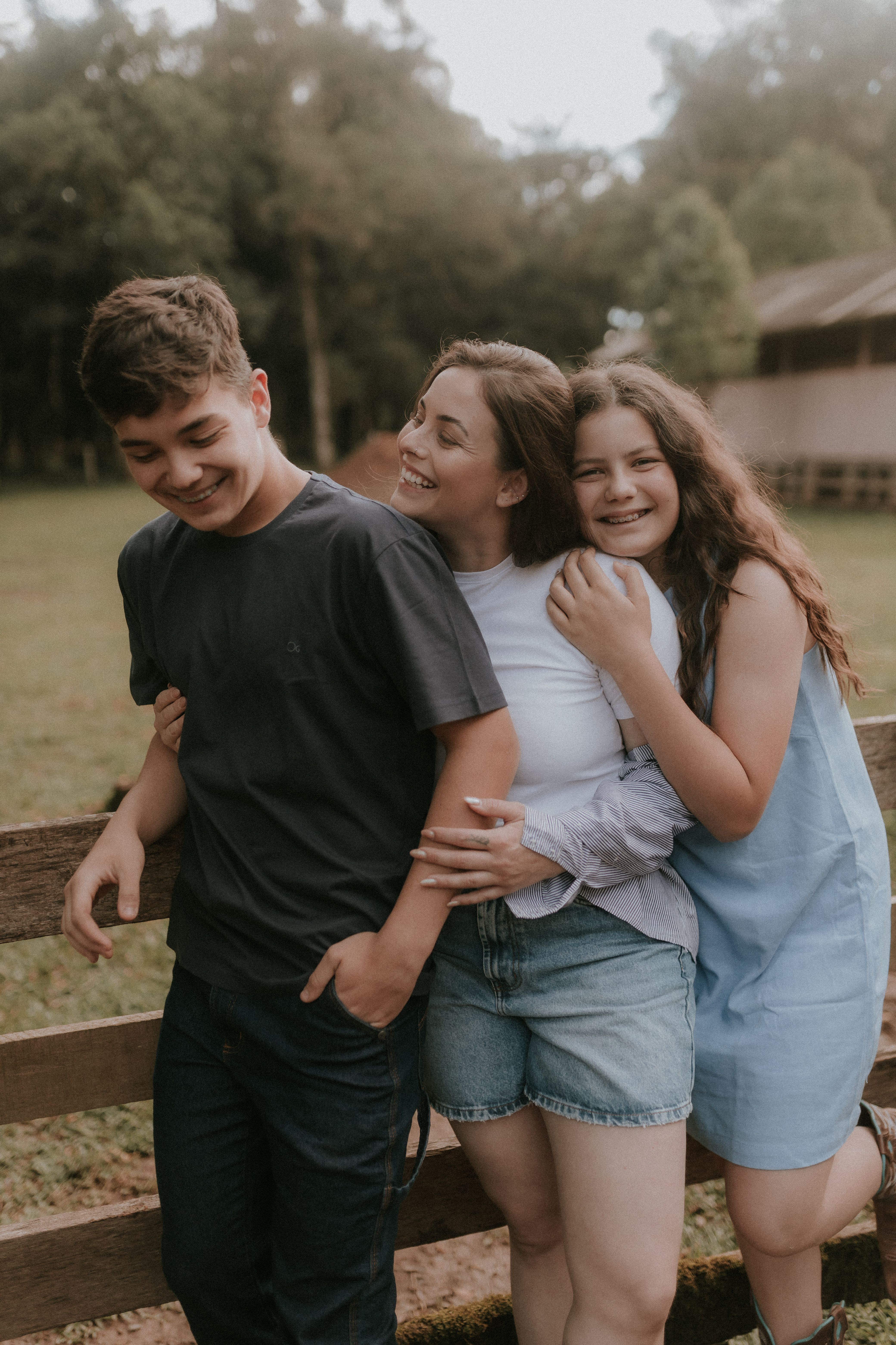 Happy friends enjoying a day outdoors · Free Stock Photo