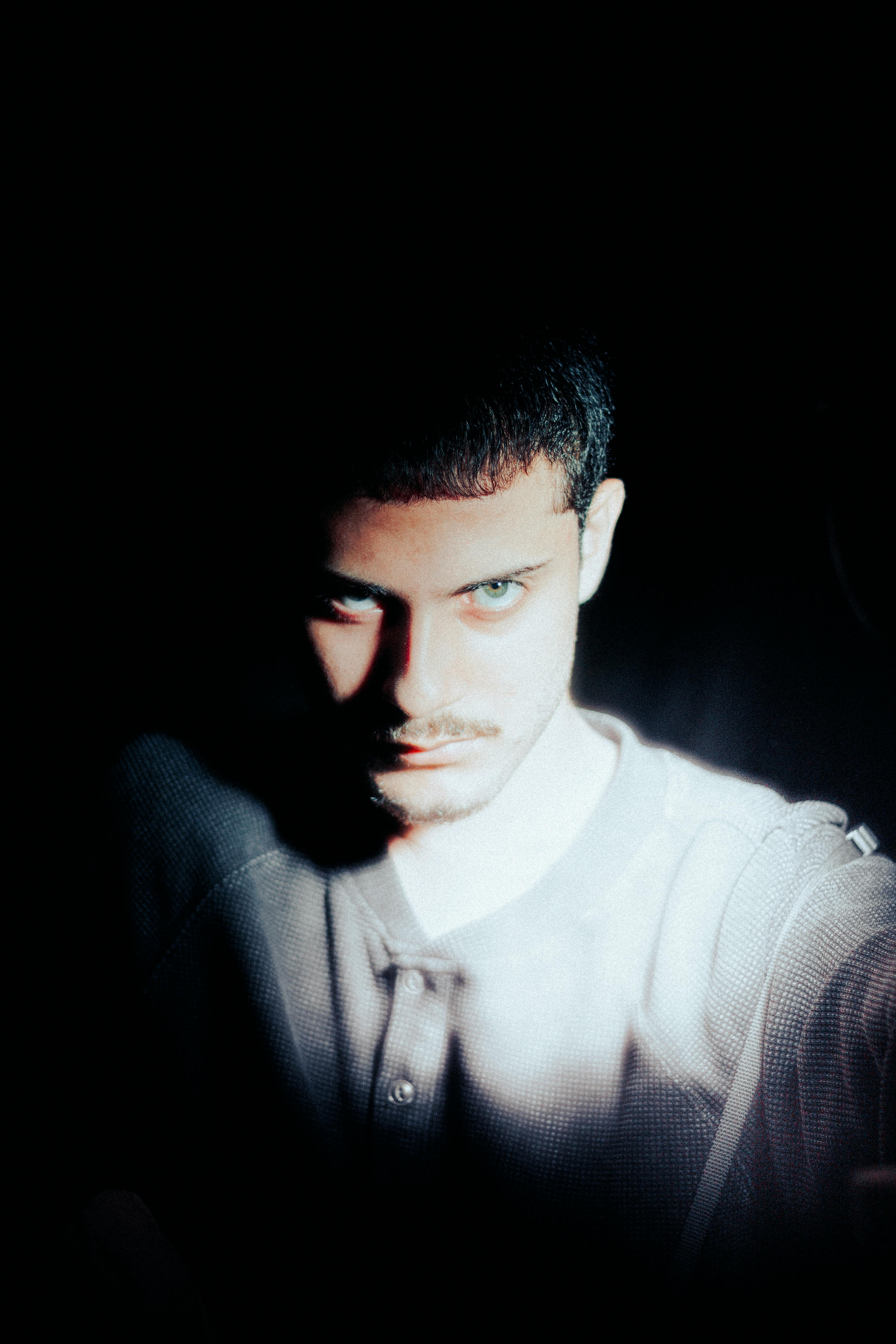 Dramatic Portrait with Contrast Lighting · Free Stock Photo