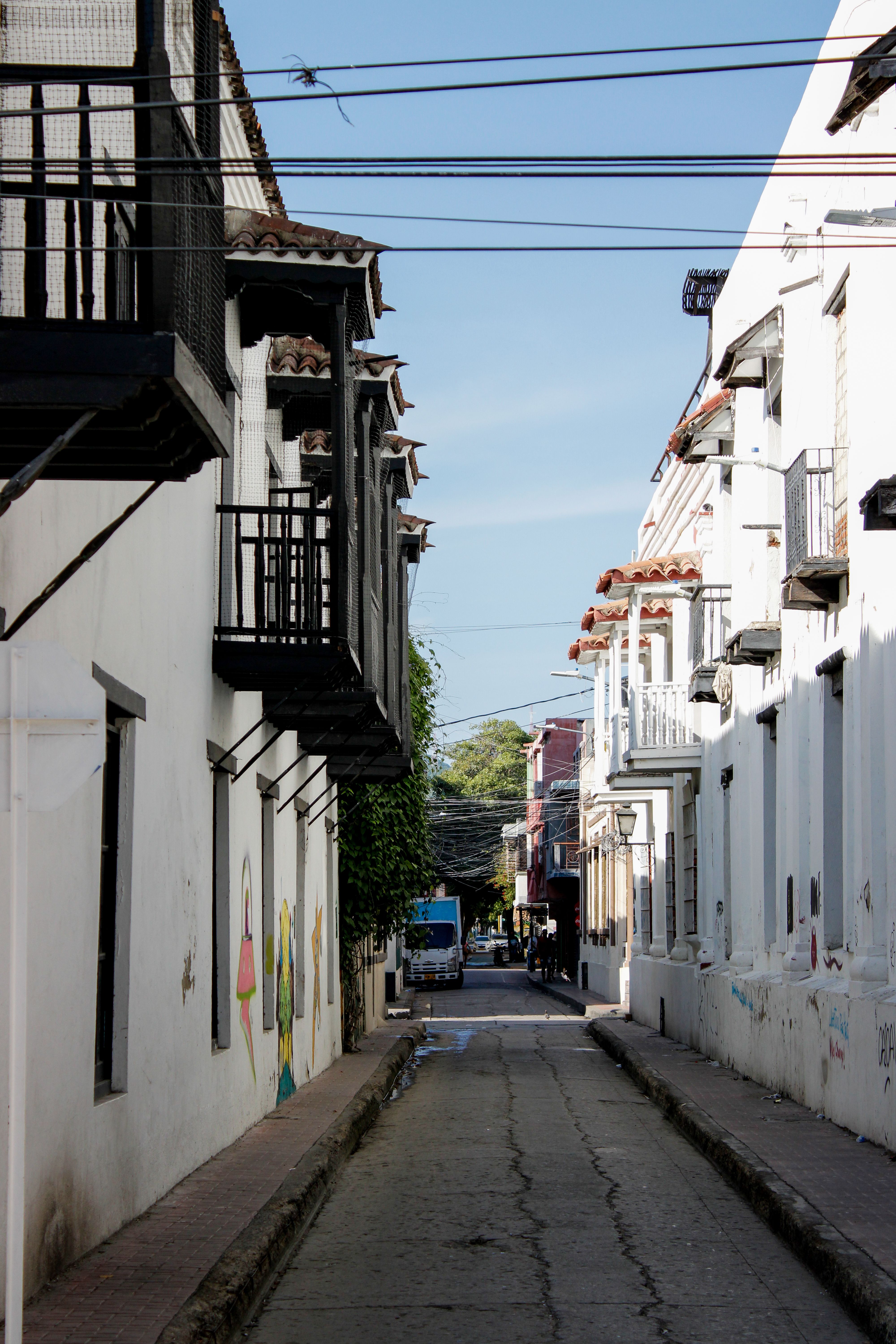 Charming Narrow Street in Santa Marta, Colombia · Free Stock Photo
