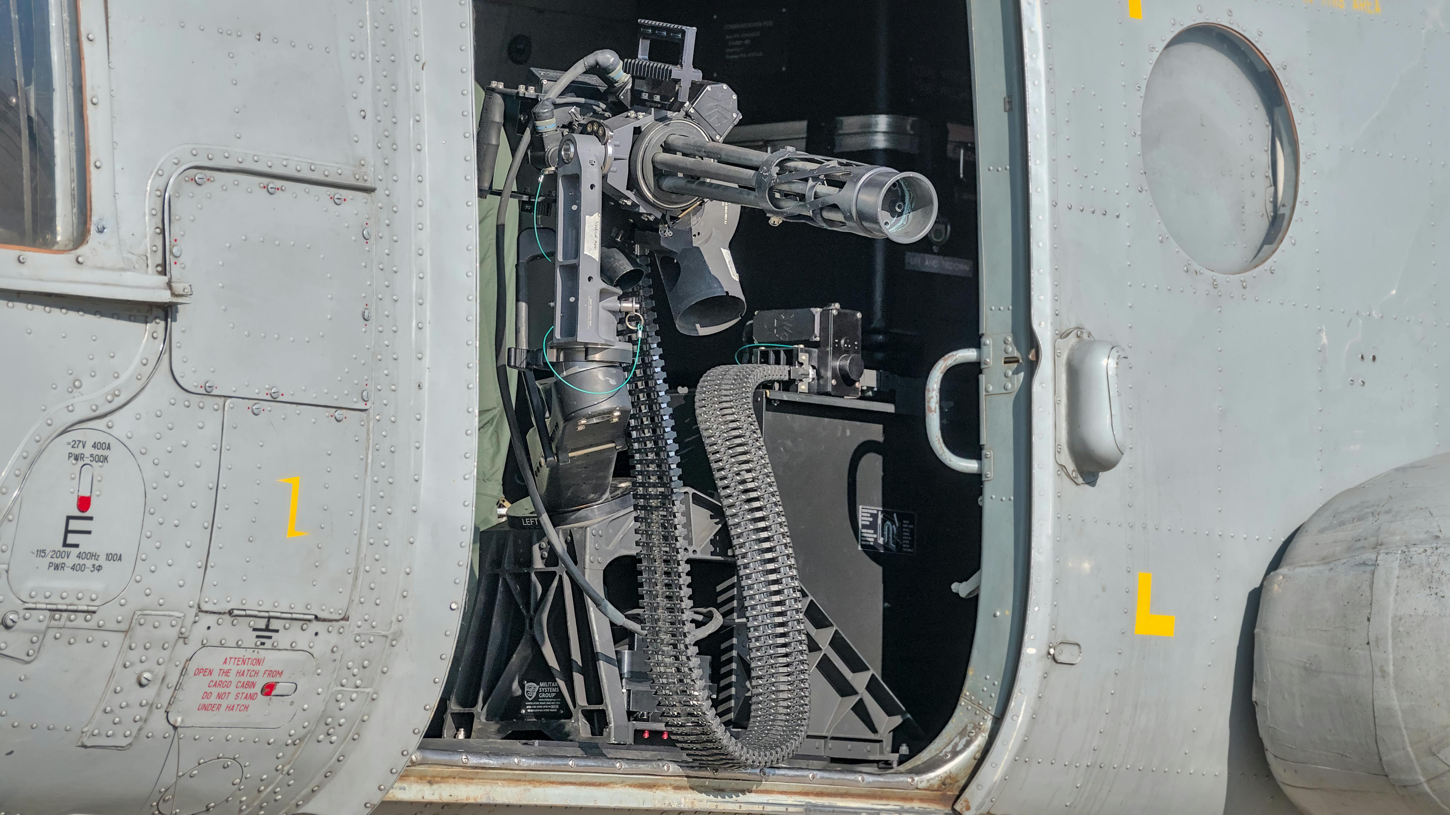 Helicopter Gun Turret Detail in Sunlight · Free Stock Photo