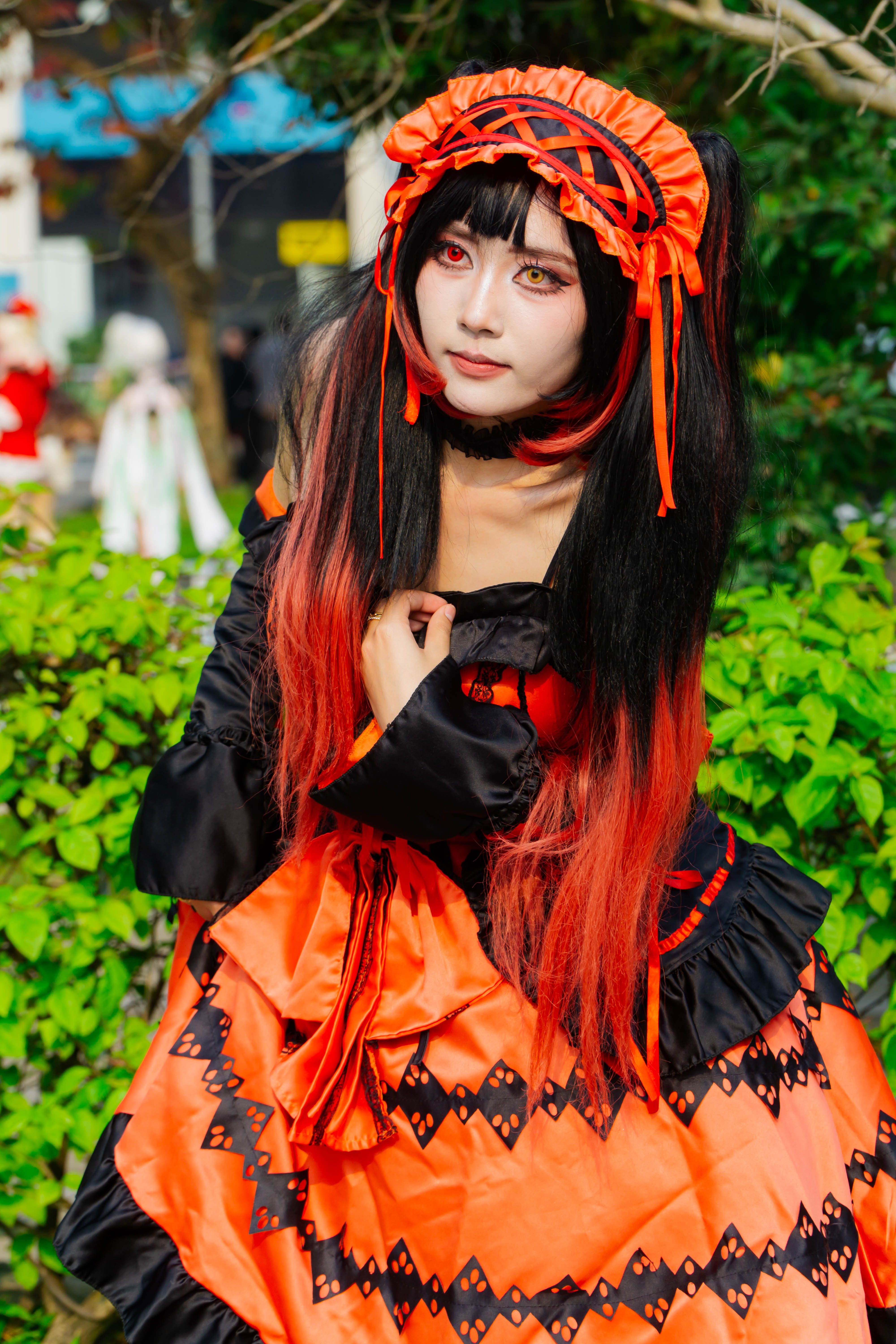 Vibrant Cosplay Portrait with Gothic Flair · Free Stock Photo