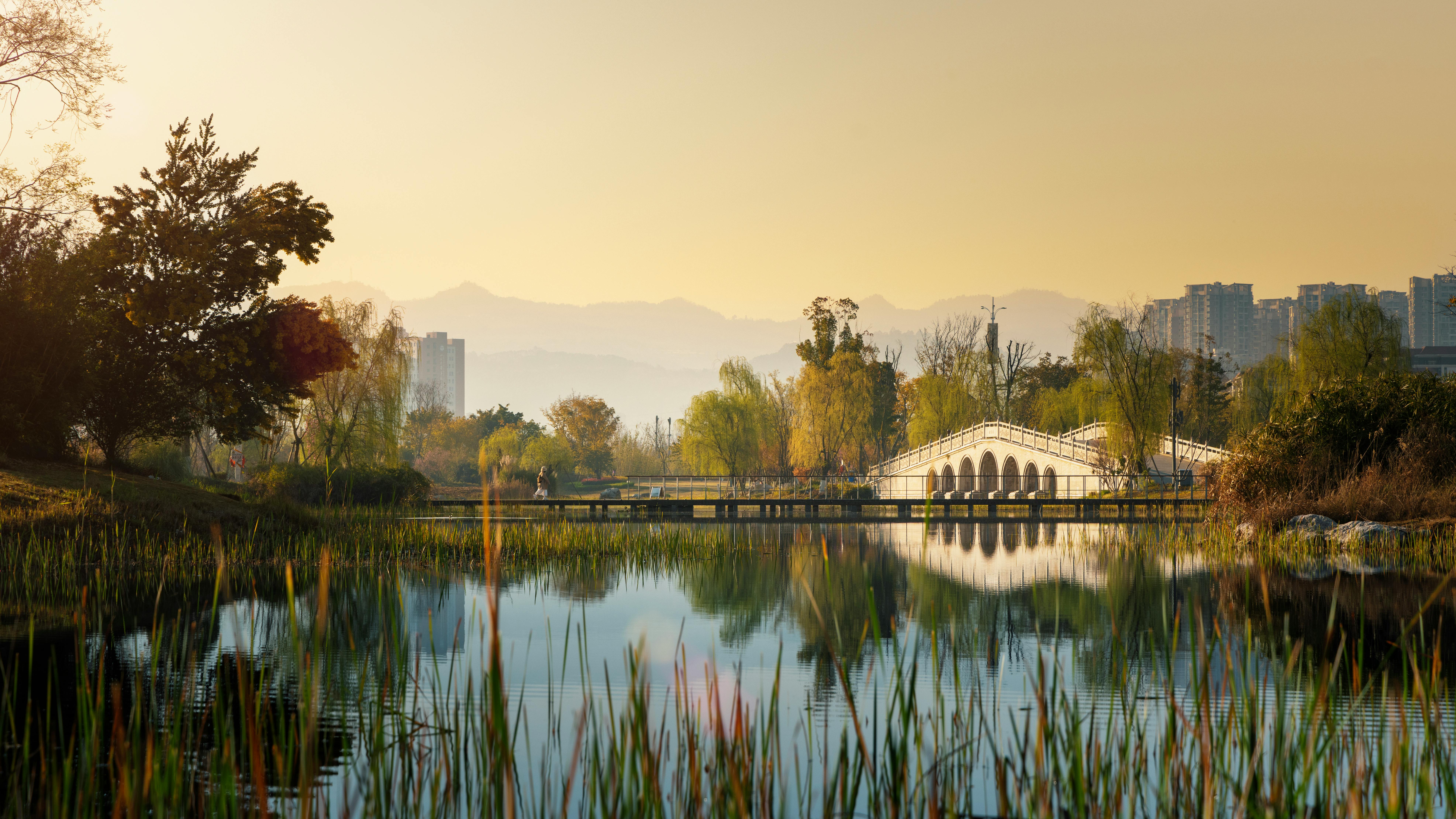 Sunset In Rainbow Mounten In China Photos, Download The BEST Free Sunset In Rainbow Mounten In ...