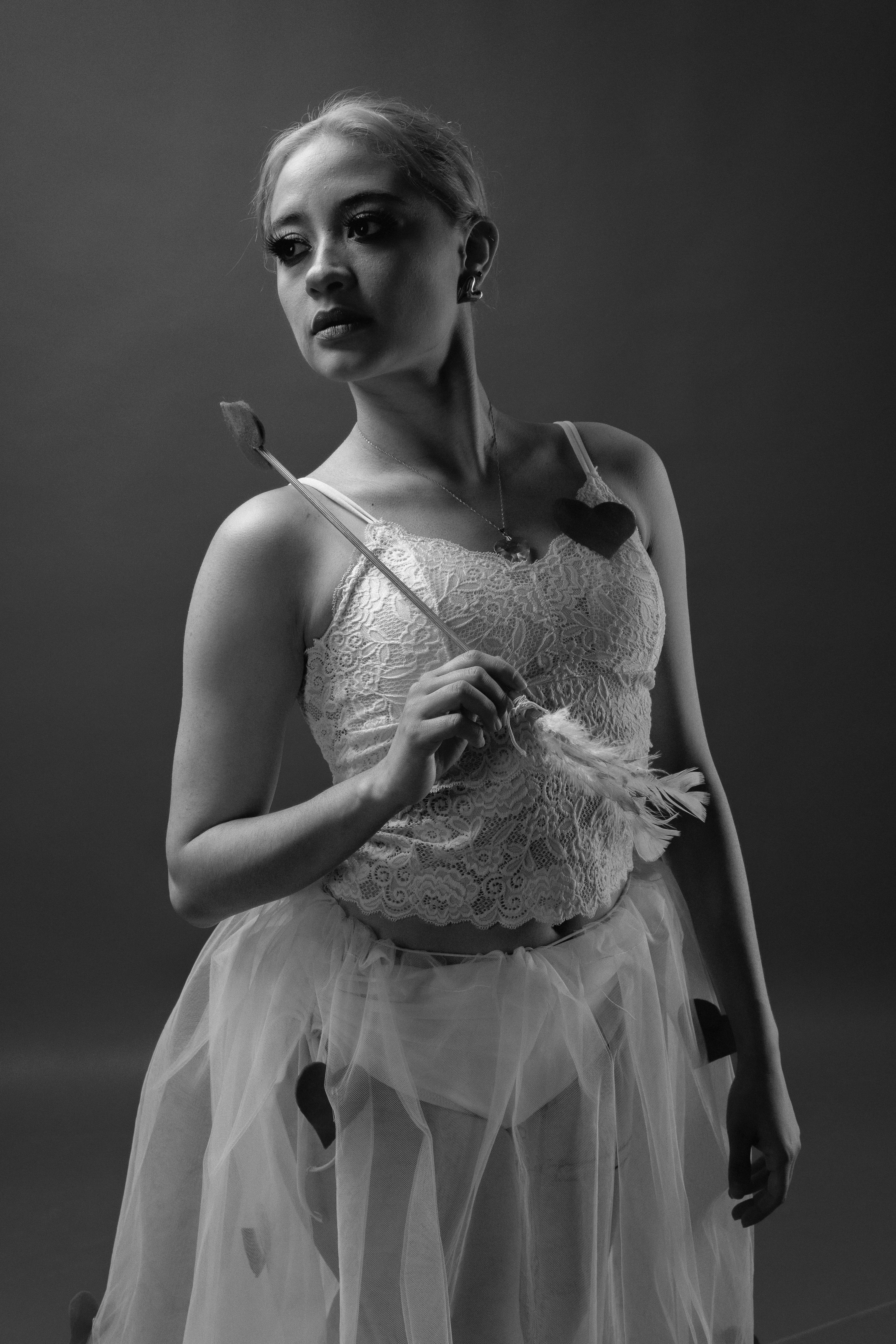 Graceful Black and White Ballet Portrait · Free Stock Photo