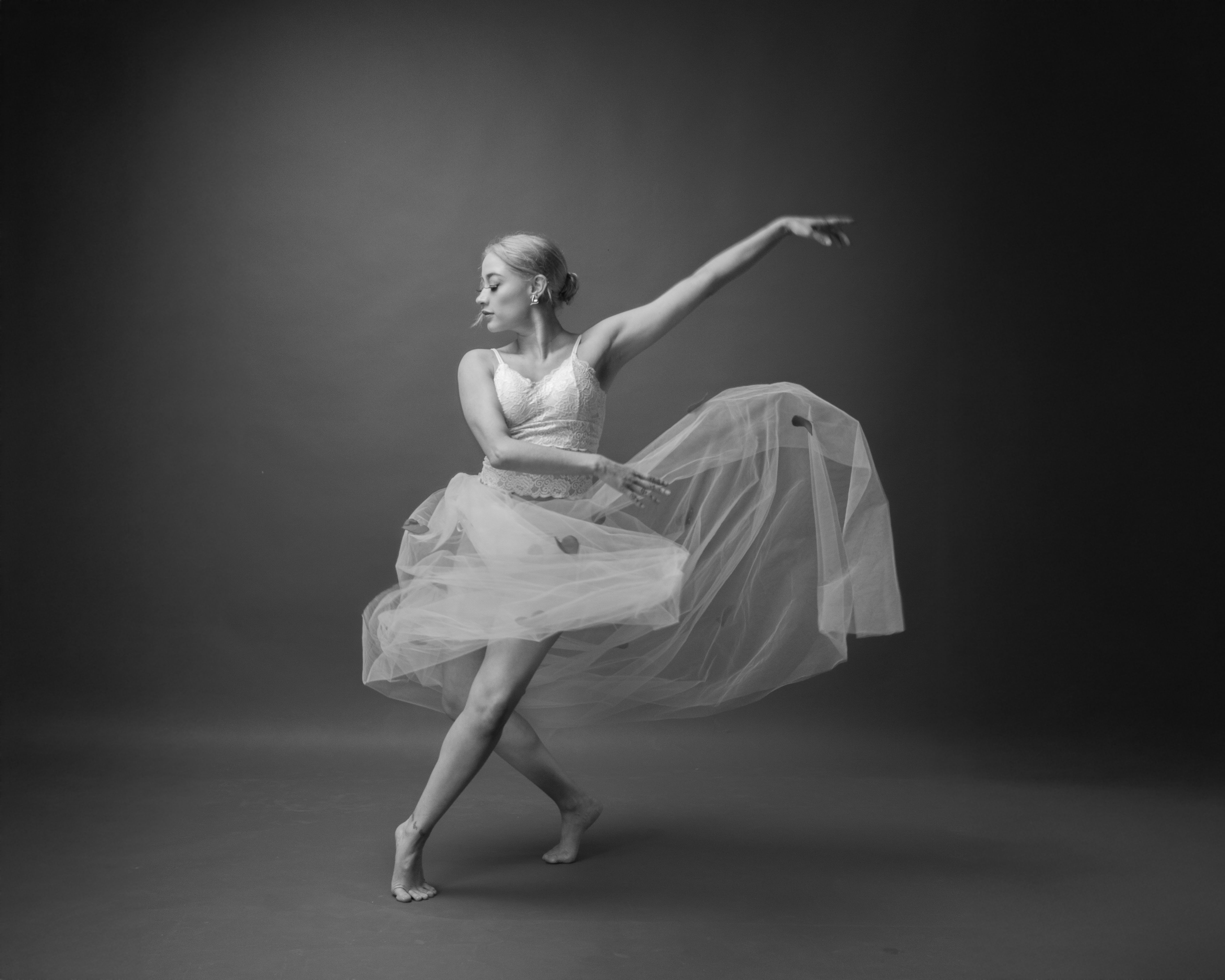 Graceful Ballet Dancer in Motion · Free Stock Photo