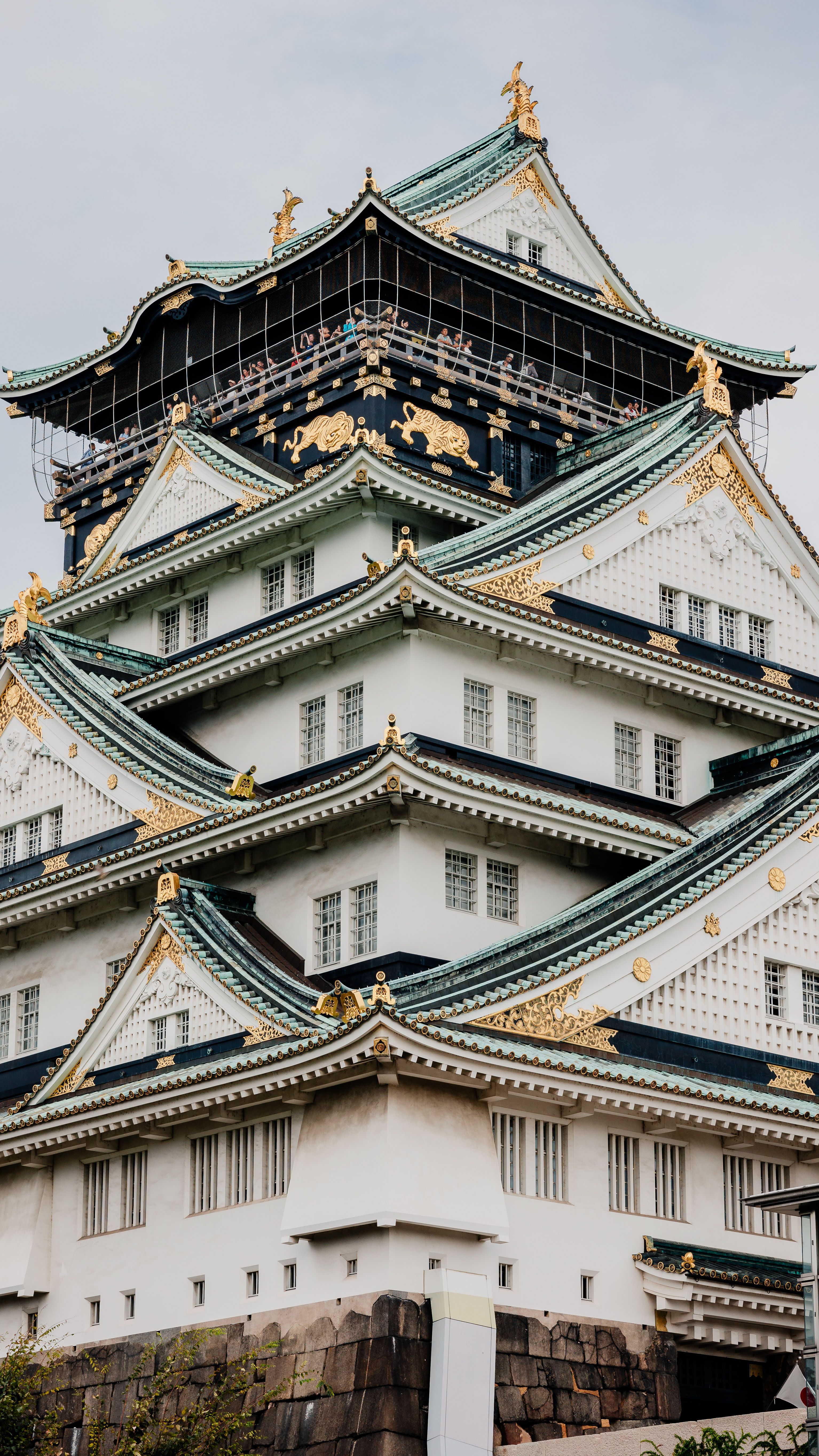Osaka Castle Japanese Architectural Marvel · Free Stock Photo
