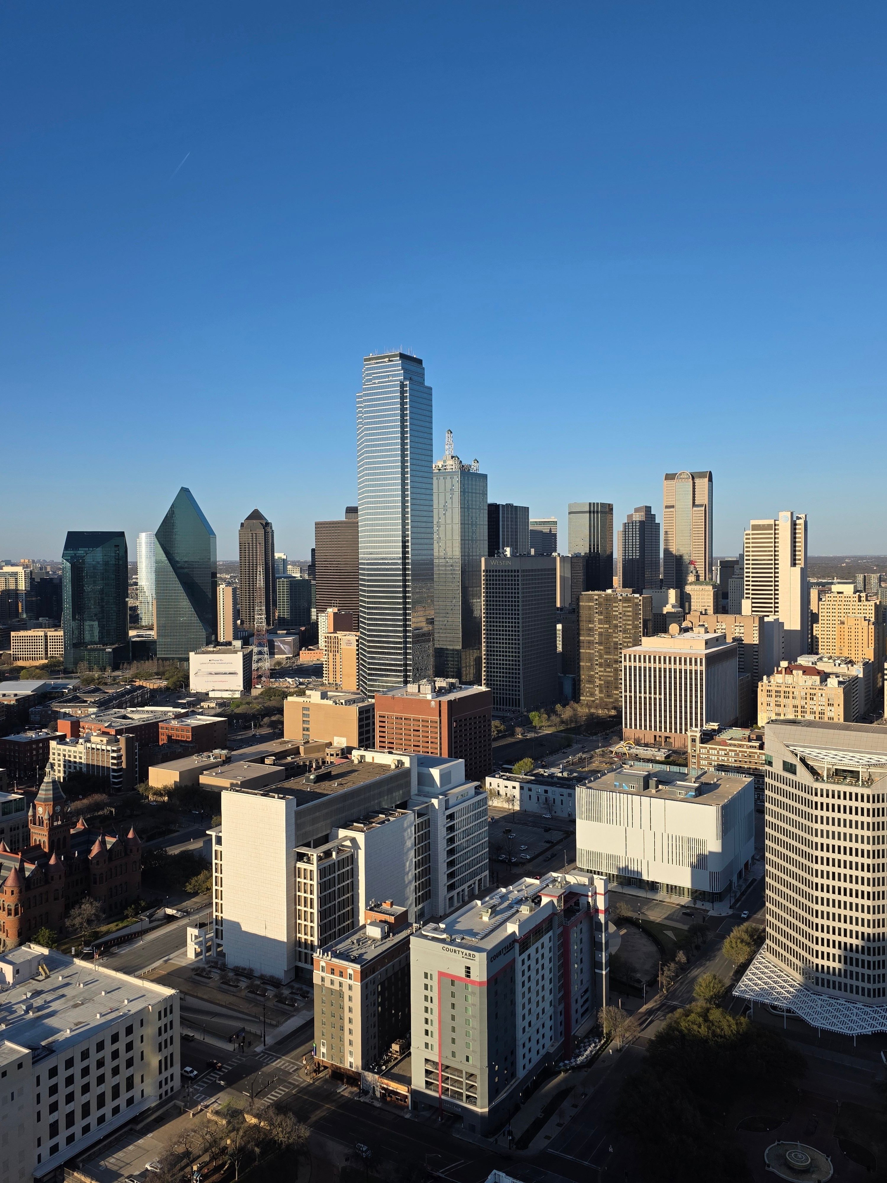 Dallas Skyline with Iconic Buildings under Clear Blue Sky · Free Stock ...