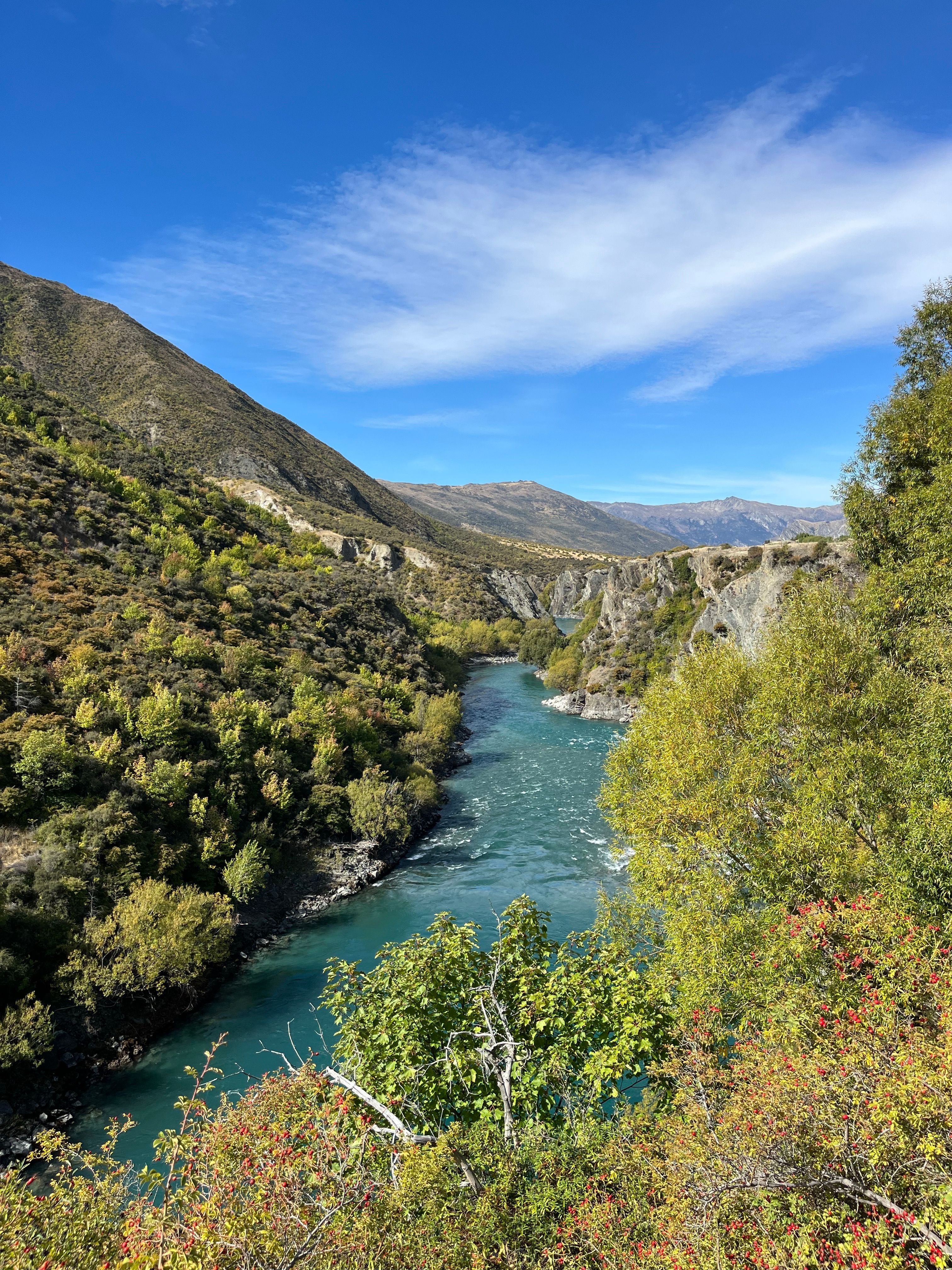 Stunning River Through Mountain Valley Landscape · Free Stock Photo