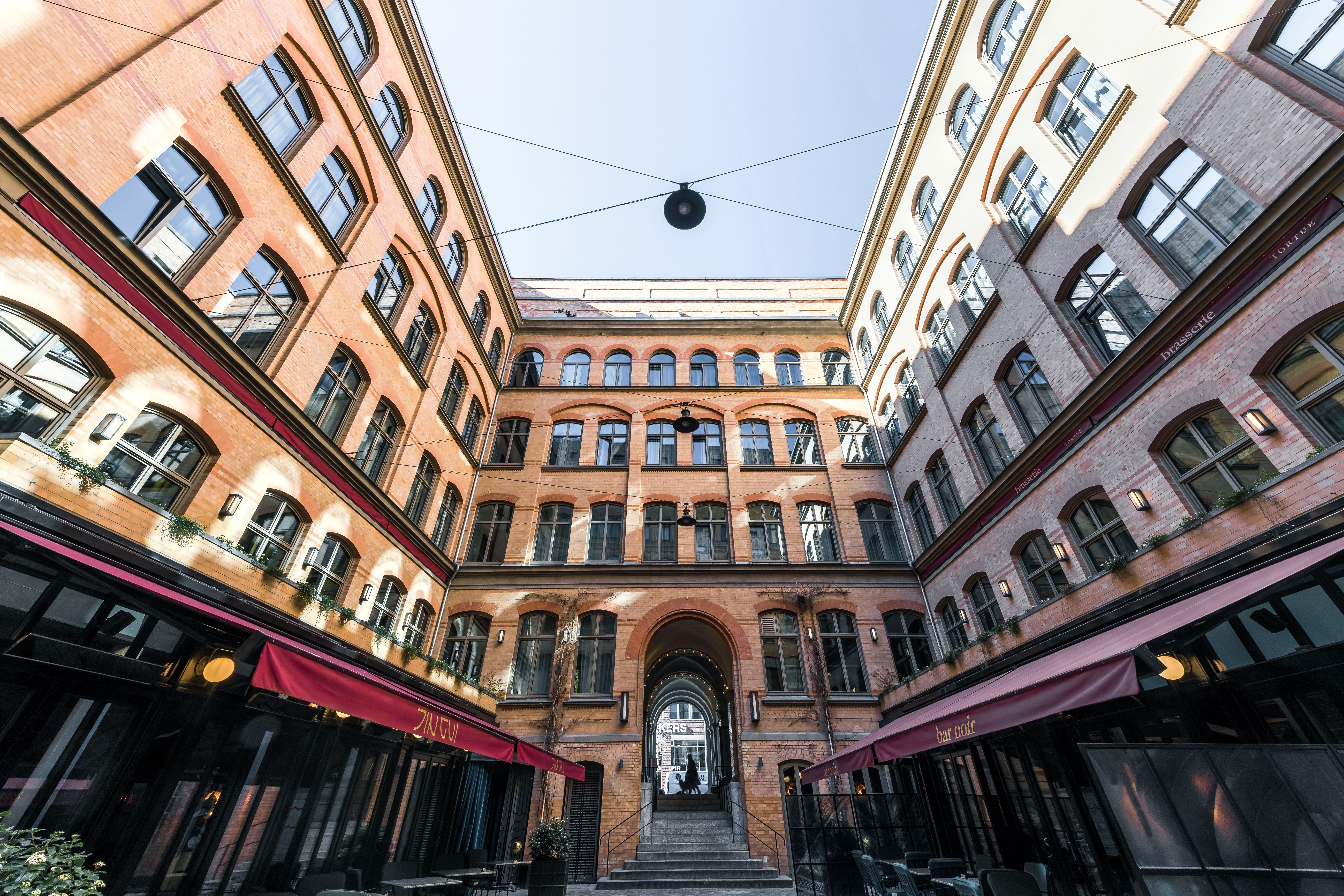 Brick Courtyard in Hamburg's Historic District · Free Stock Photo