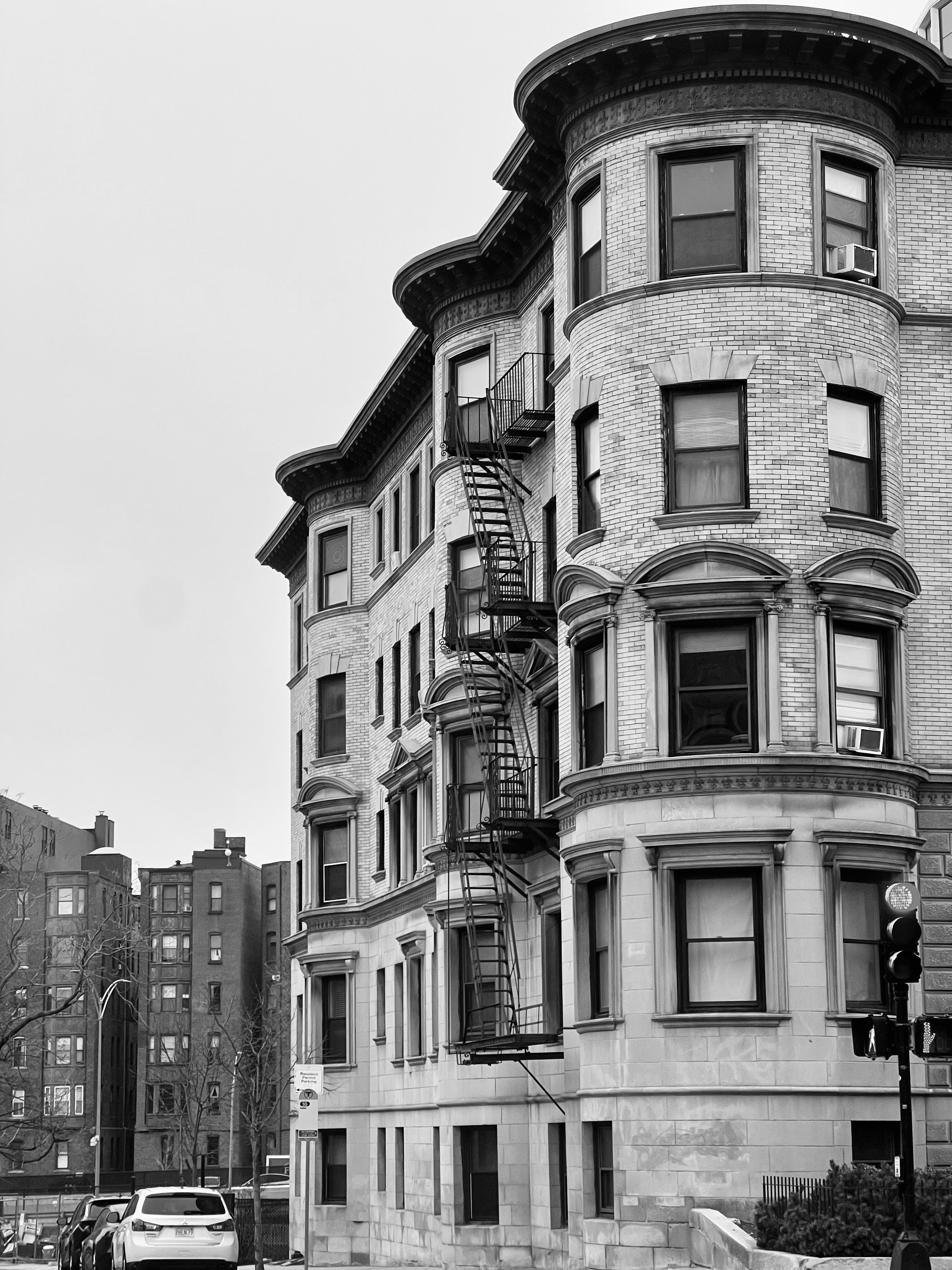 Historic Urban Architecture with Fire Escape · Free Stock Photo