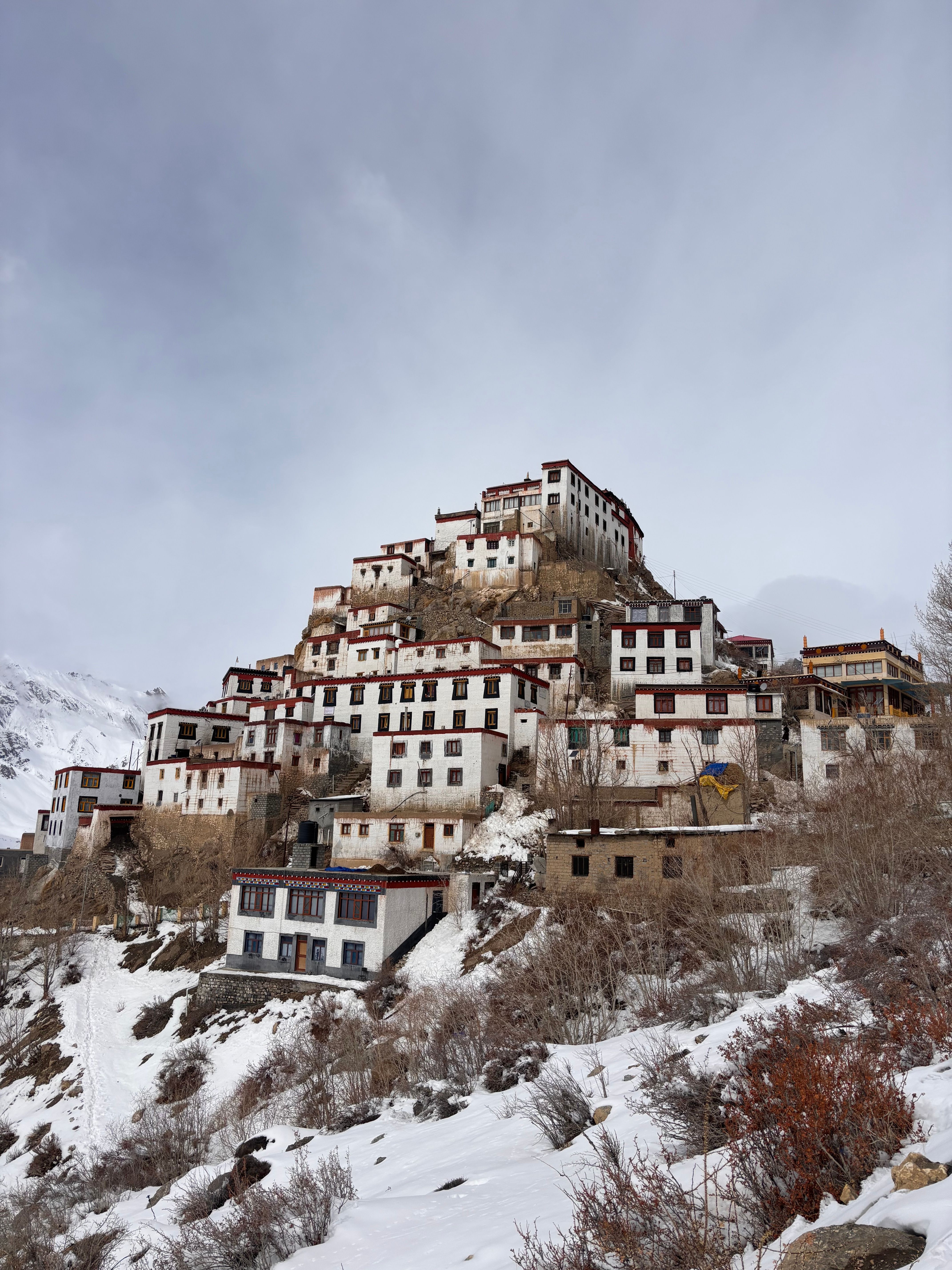 Key Monastery in Spiti Valley during Winter · Free Stock Photo