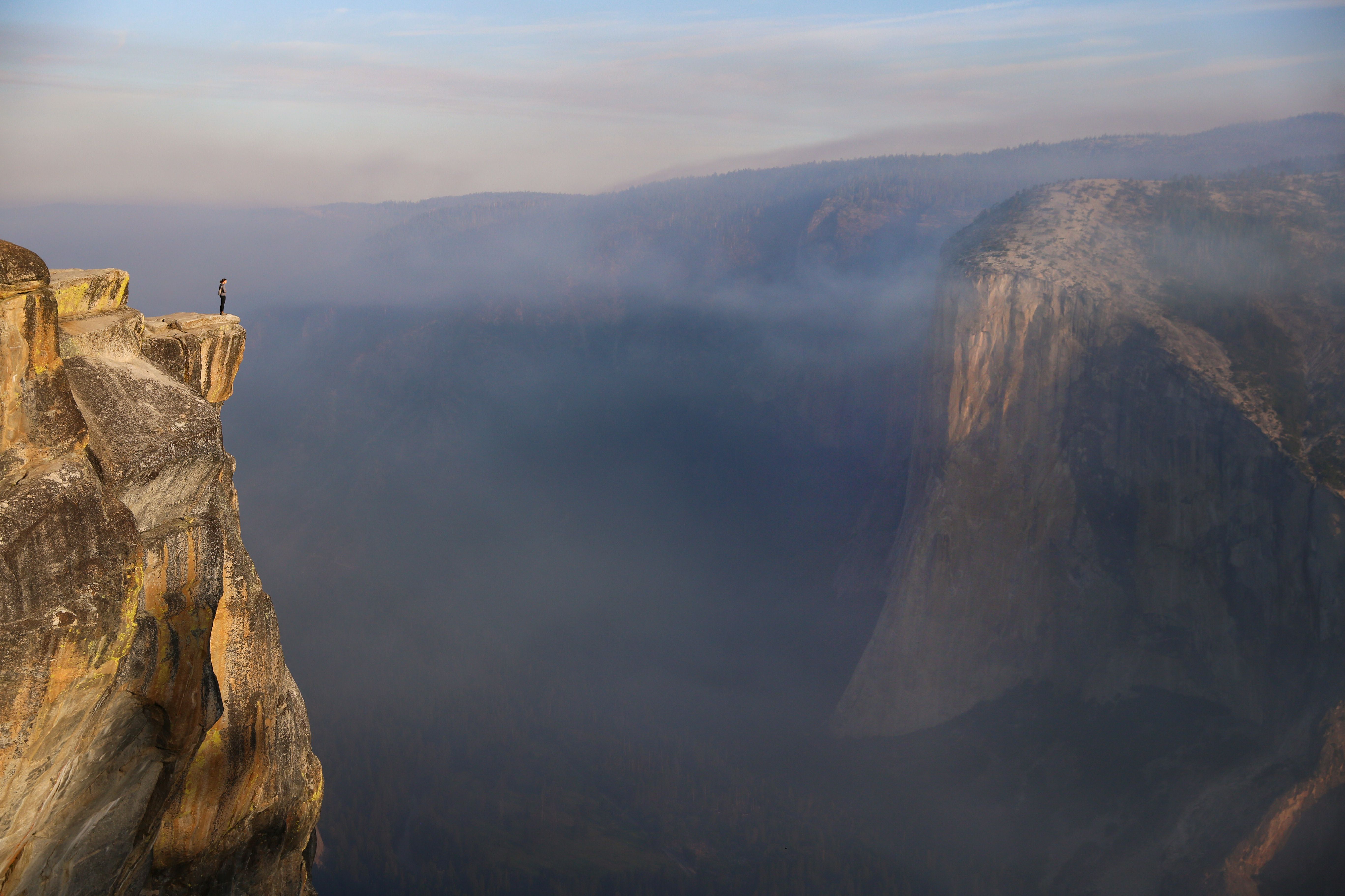 Dramatic View from Taft Point in Yosemite · Free Stock Photo