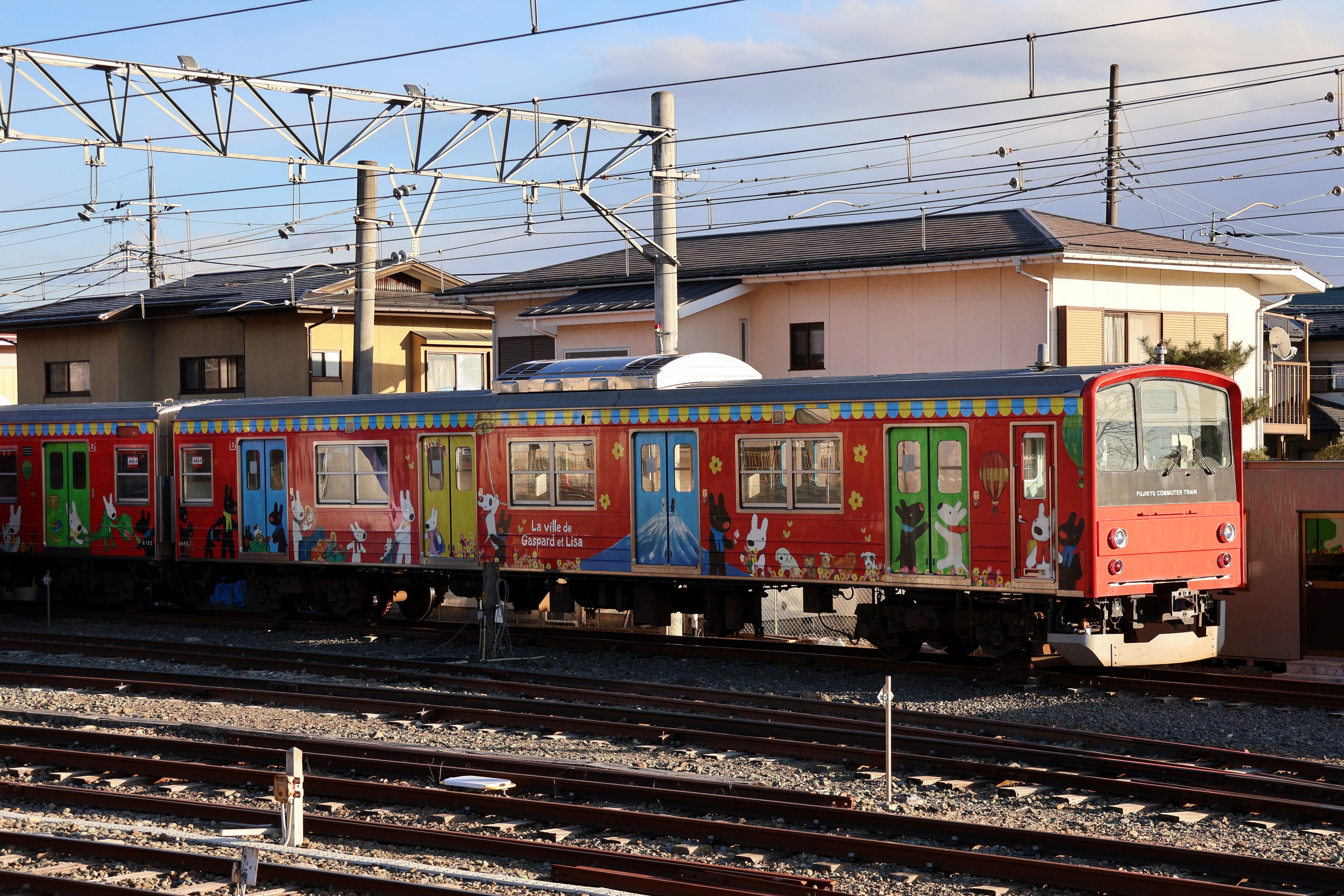 Colorful Train with Cartoon Characters in Japan · Free Stock Photo