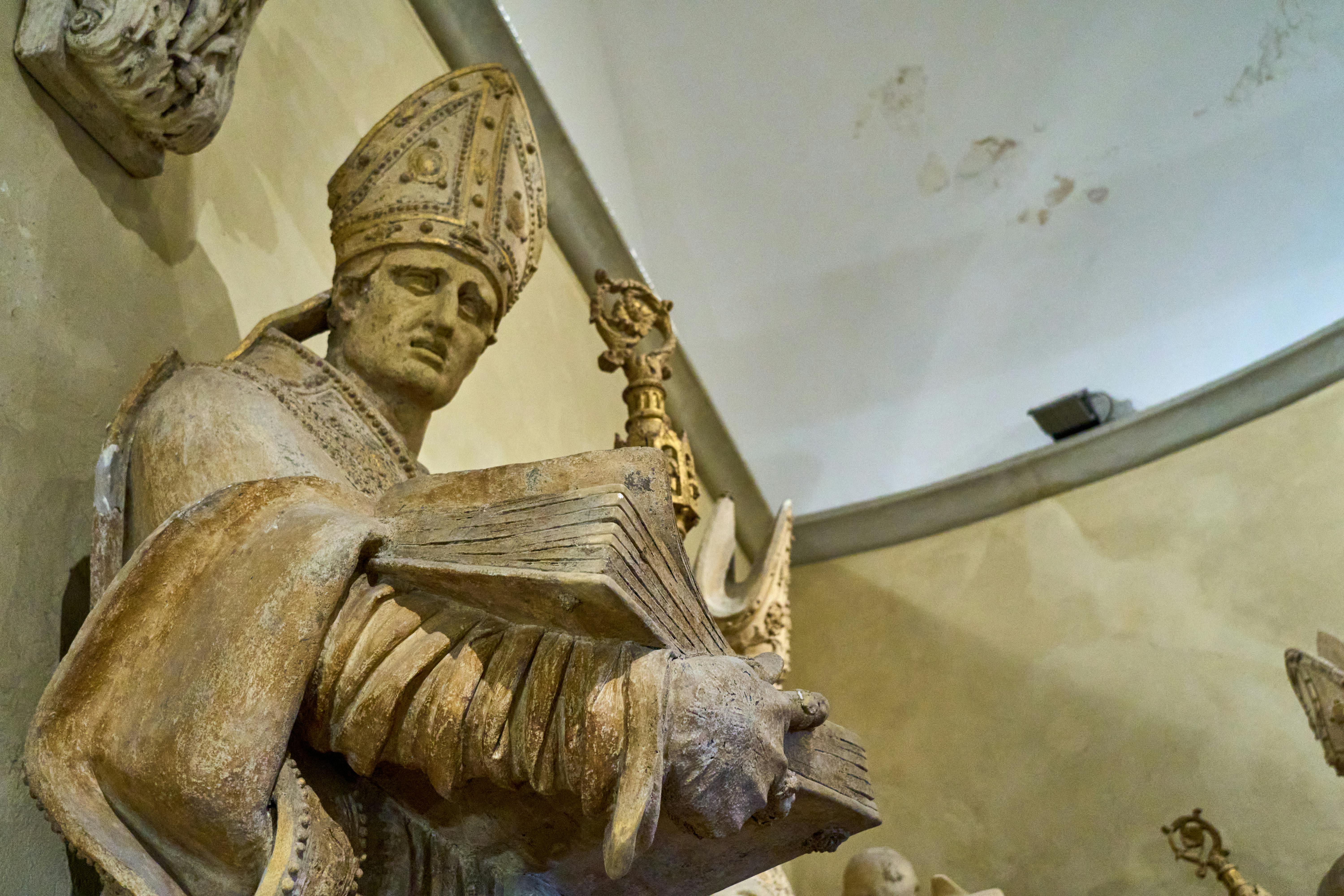 Ancient Religious Statue with Ornate Details · Free Stock Photo