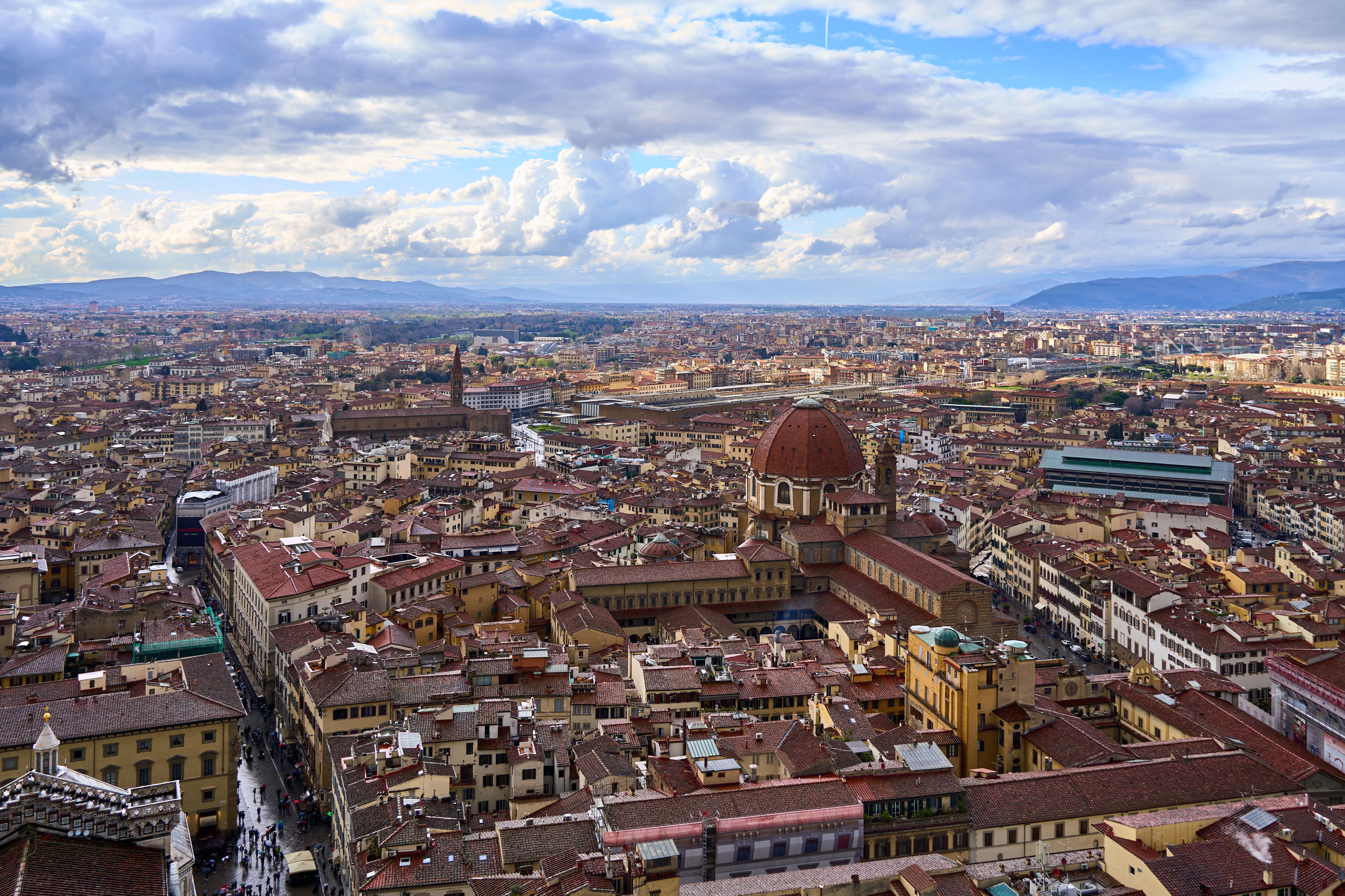 Aerial View of Historic Florence Cityscape · Free Stock Photo