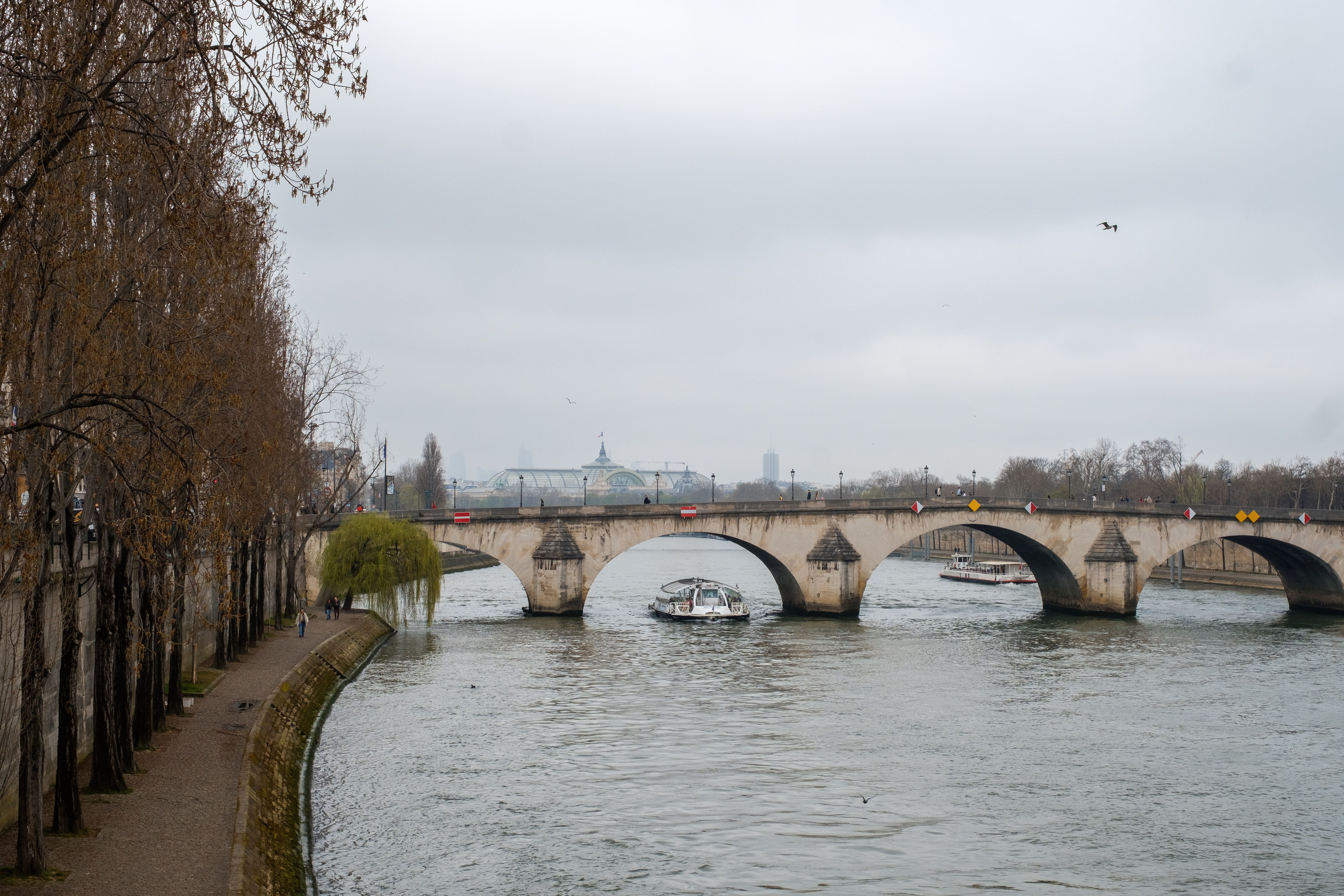 Historic Bridge Over Seine River in Paris · Free Stock Photo