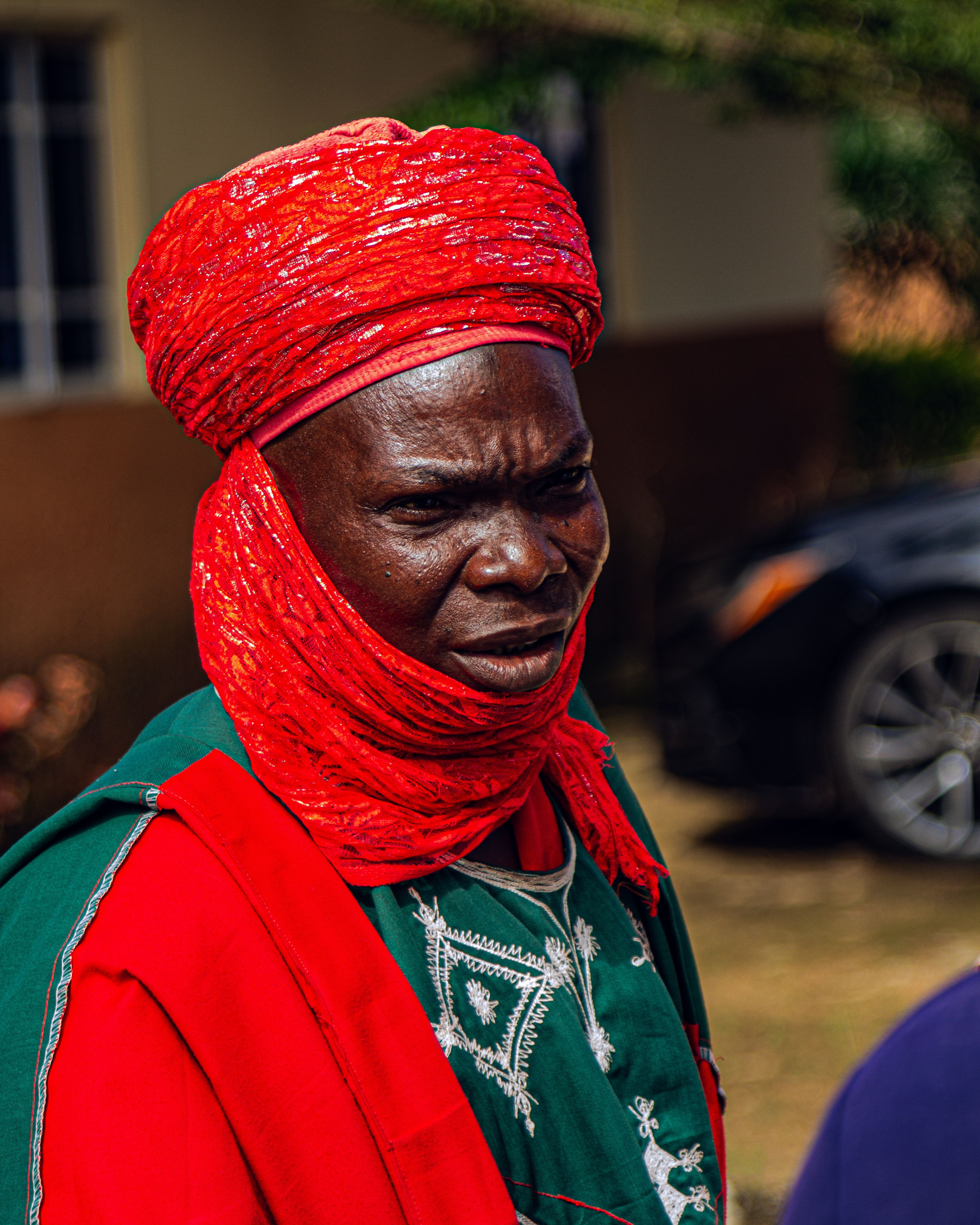 Traditional Nigerian Attire in Cultural Setting · Free Stock Photo