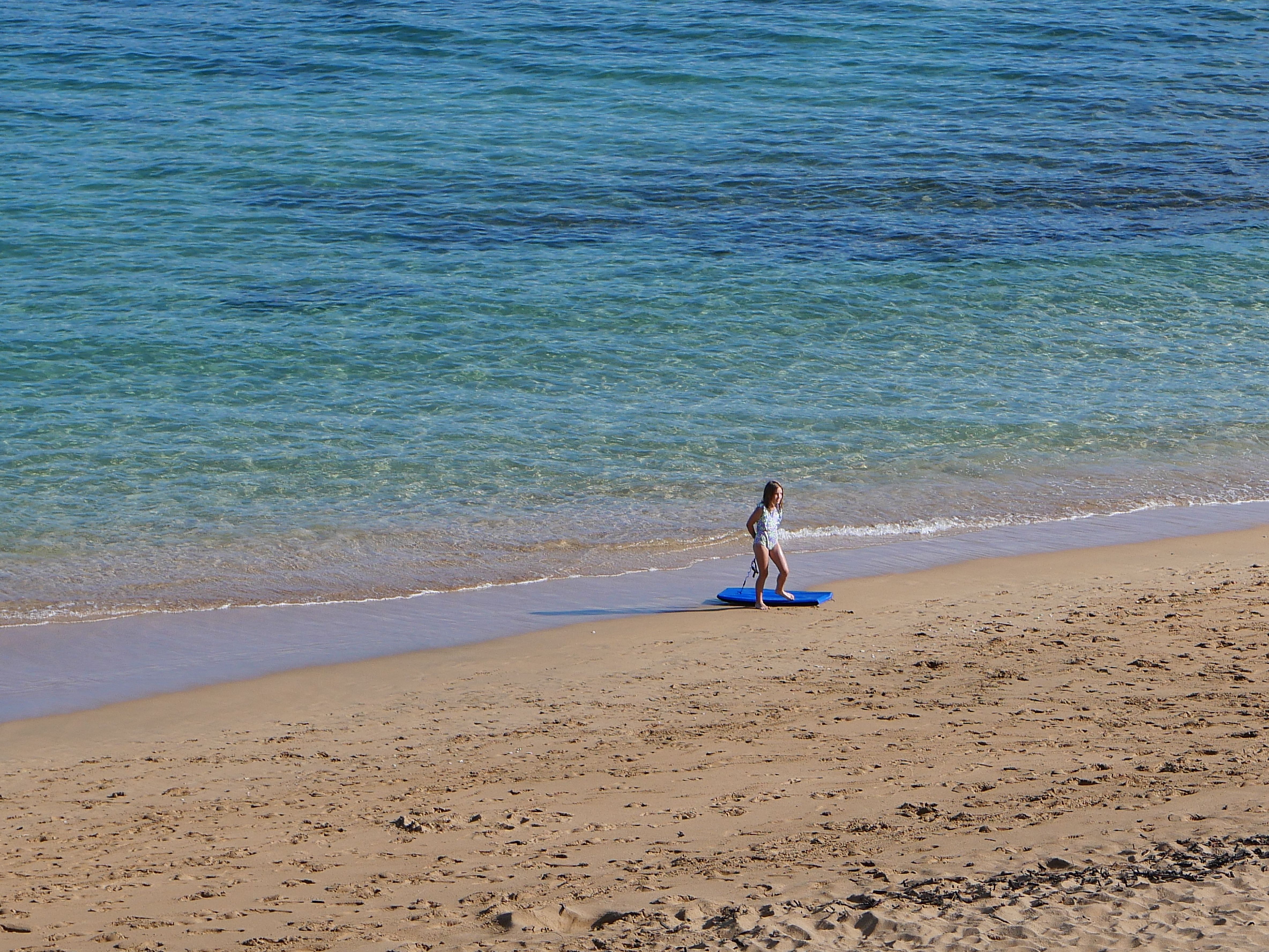 Child Boogie Boarding on Dunnellon Beach · Free Stock Photo