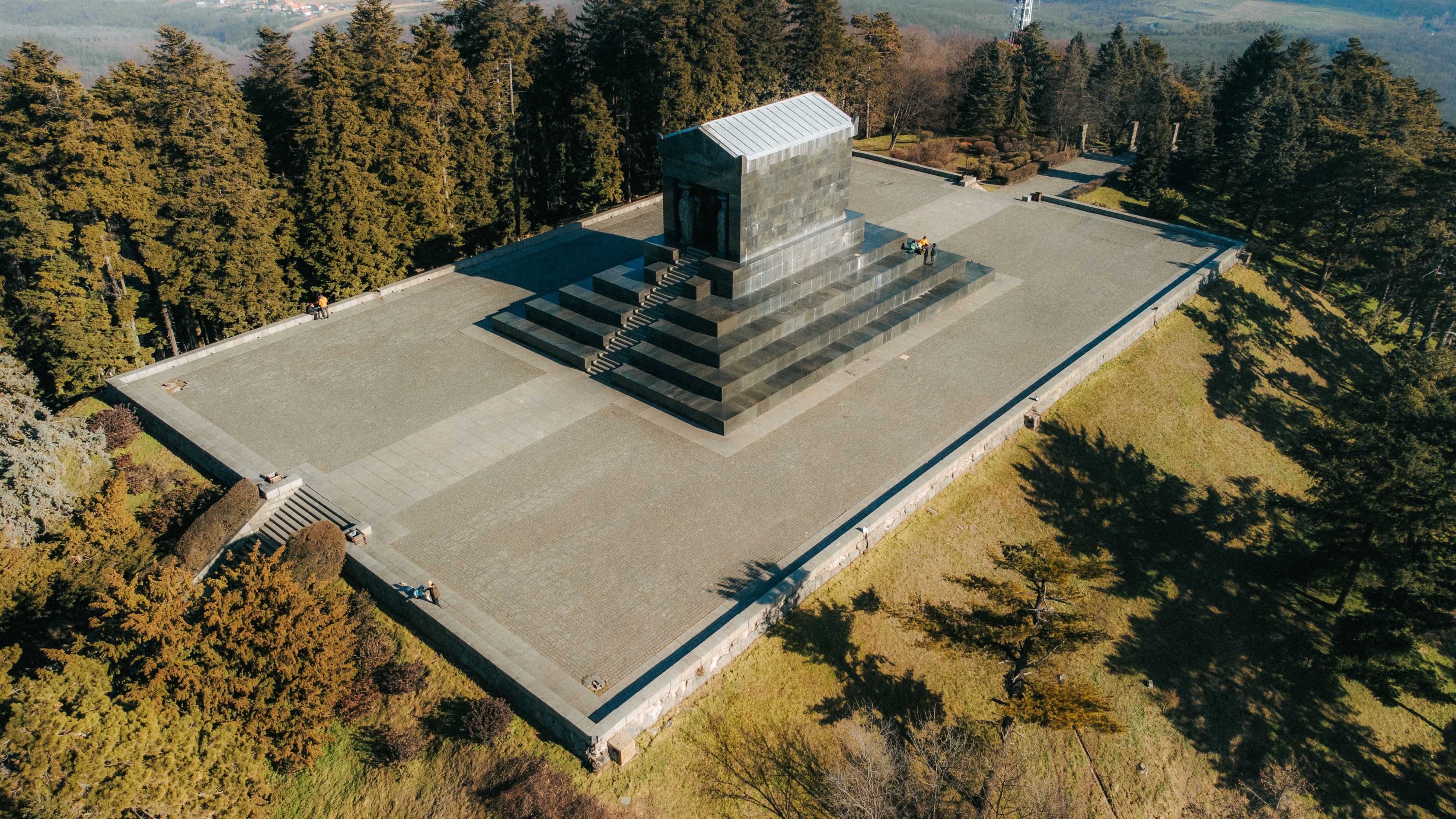 Aerial View of Avala Monument in Serbia · Free Stock Photo