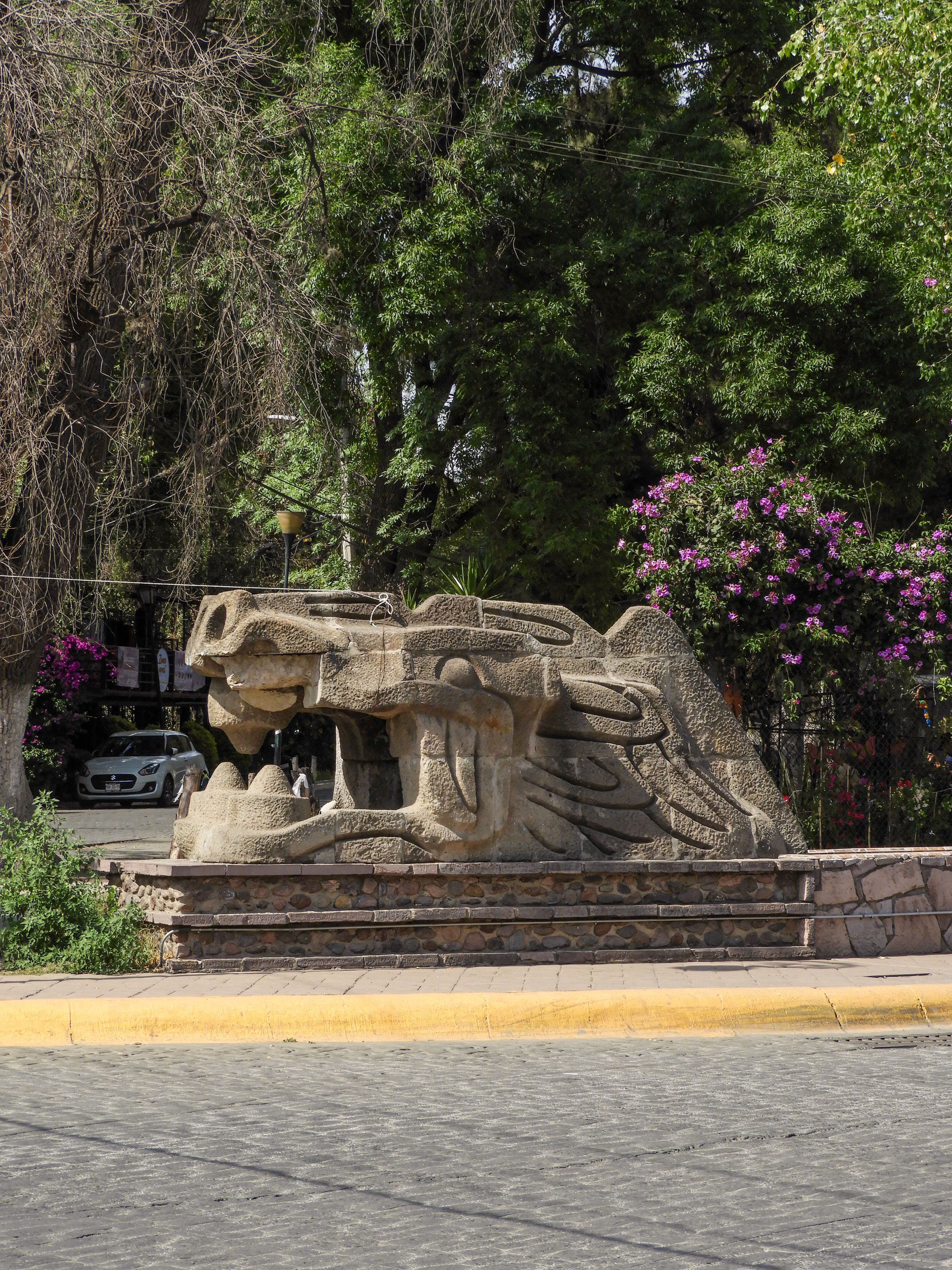 Stone Serpent Sculpture in Teotihuacán, Mexico · Free Stock Photo