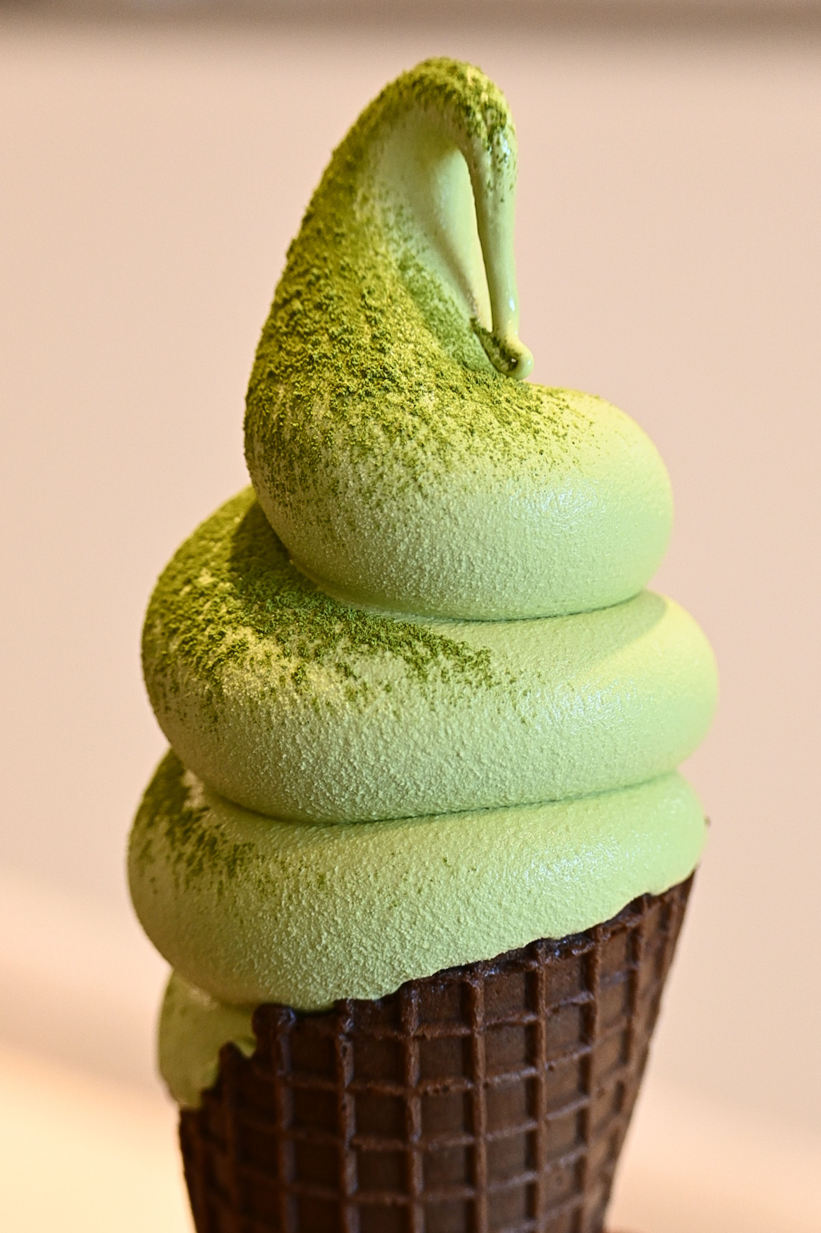 Delicious Matcha Green Tea Soft Serve Ice Cream · Free Stock Photo