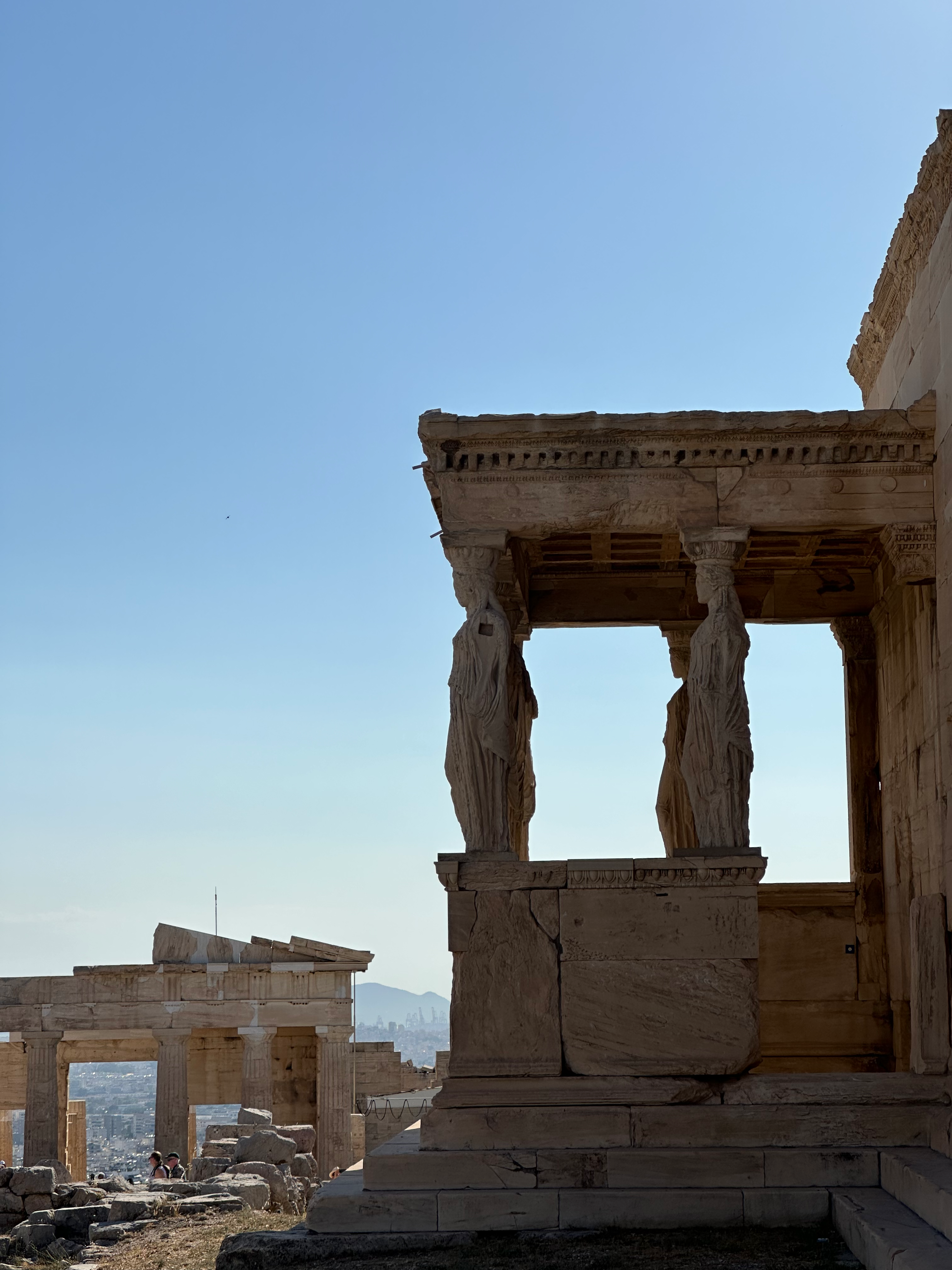 Caryatids at the Erechtheion, Acropolis, Athens · Free Stock Photo