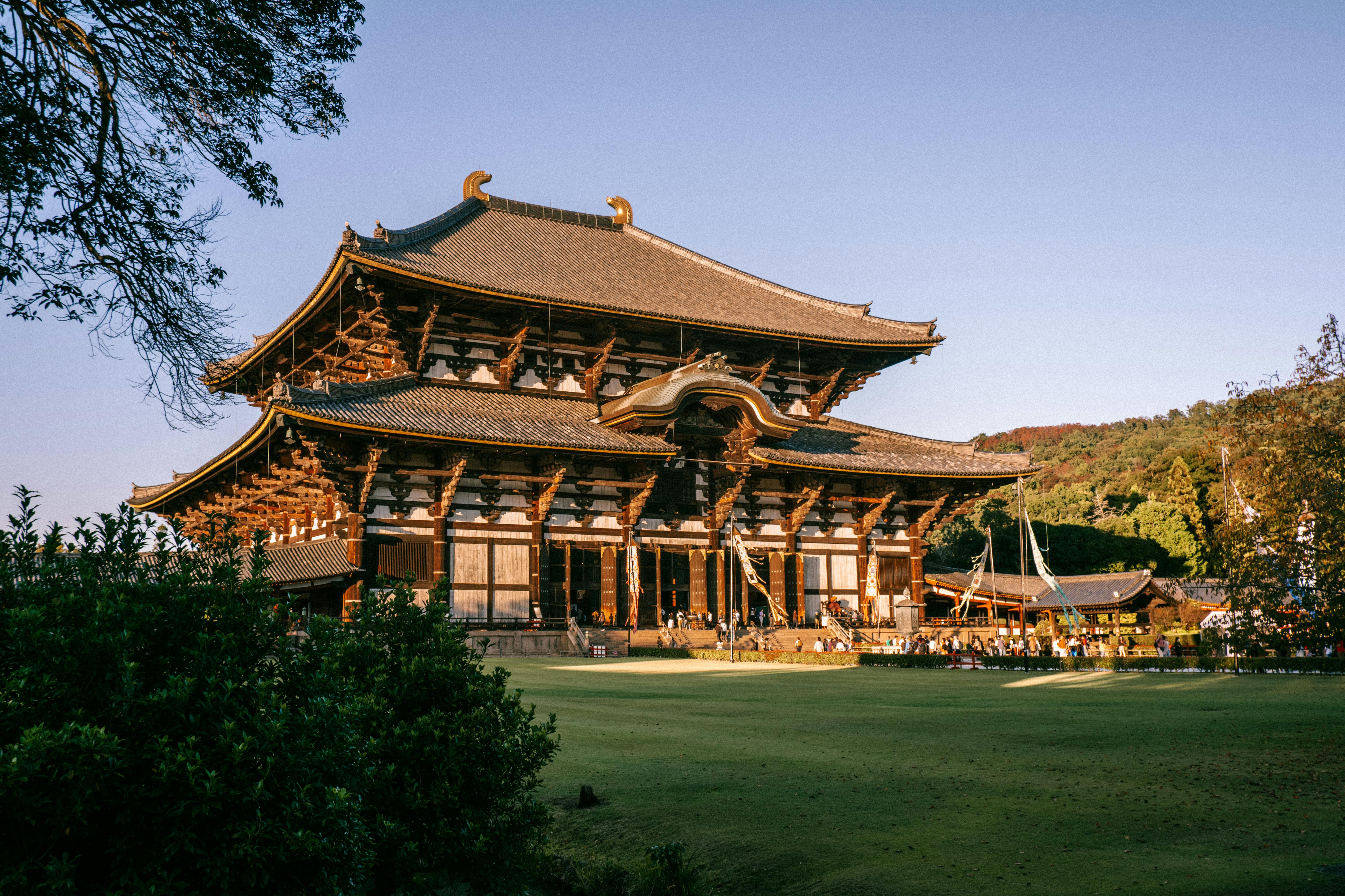 Todaiji Temple in Nara, Japan at Sunset · Free Stock Photo