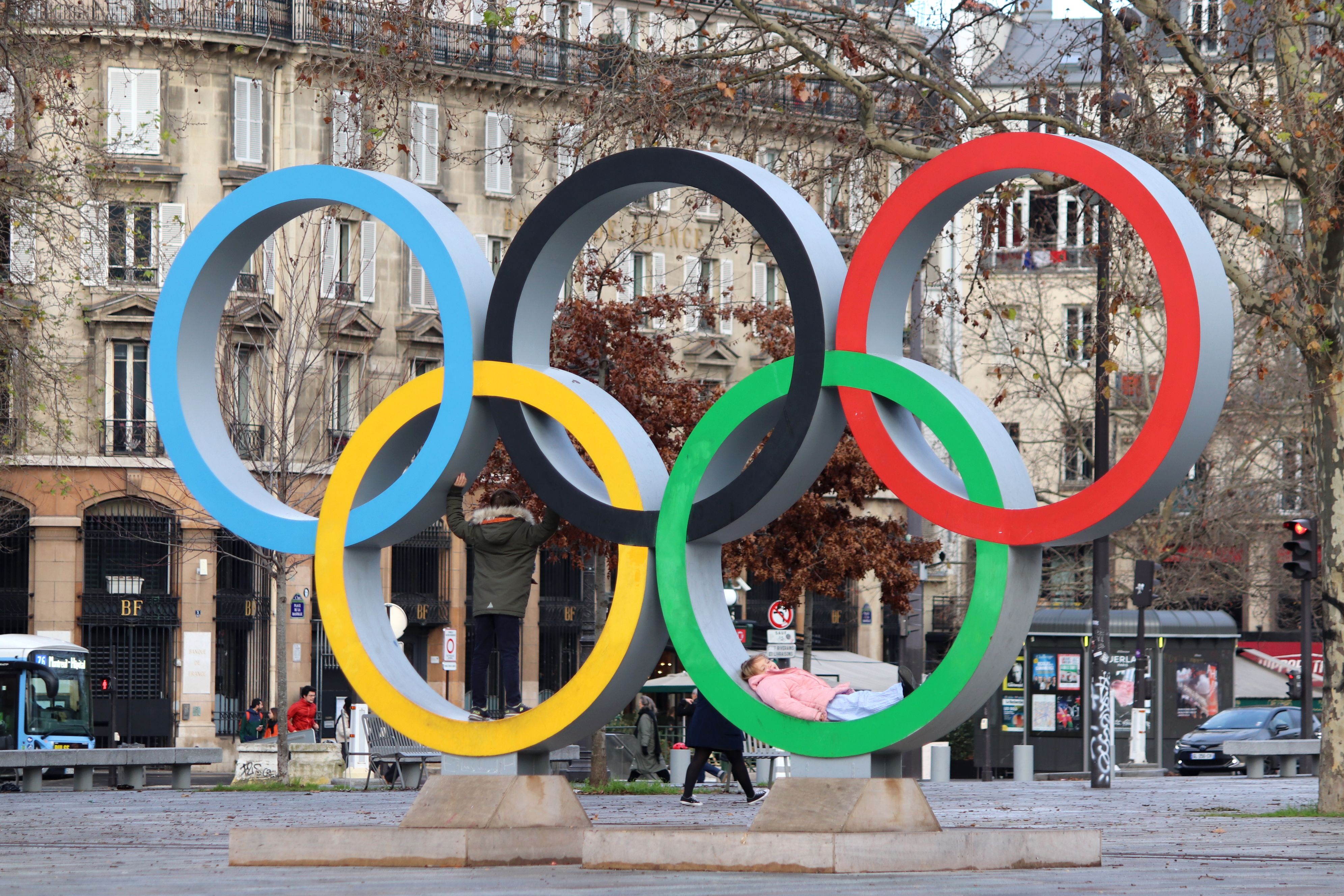 Olympic Rings Monument in Paris, France · Free Stock Photo