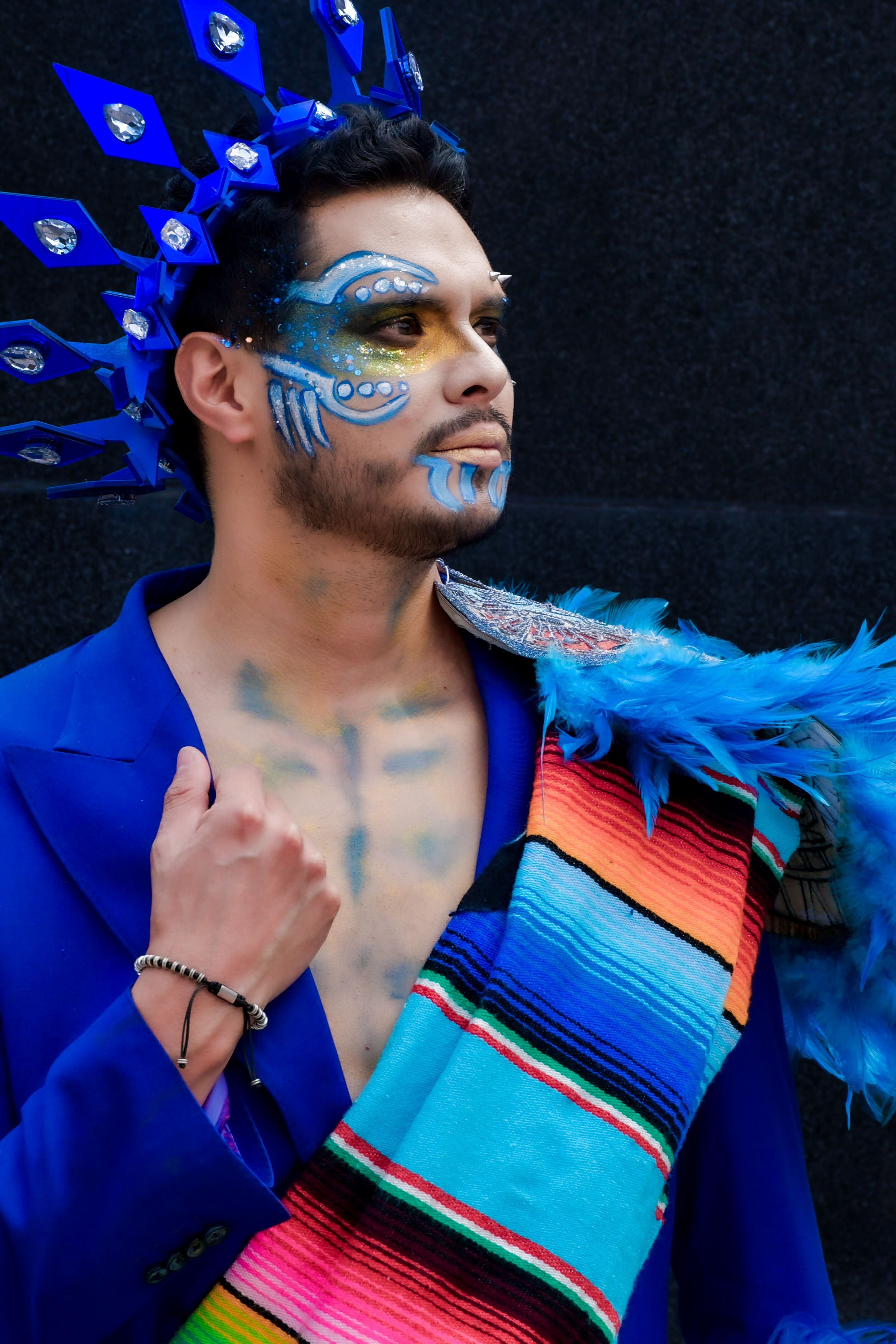 Colorful Portrait of a Man in Festive Costume · Free Stock Photo