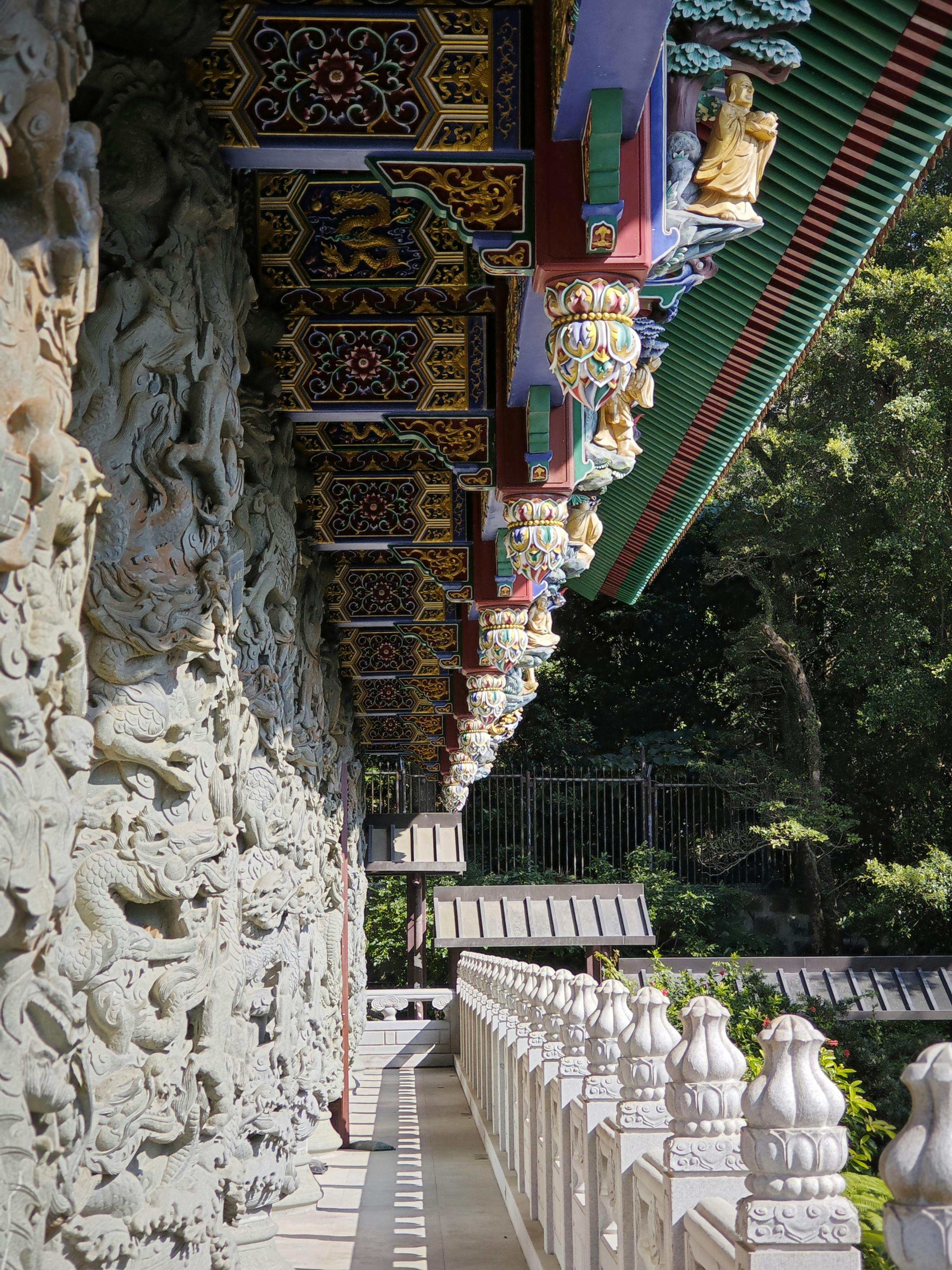 Intricate Temple Architecture with Reliefs · Free Stock Photo