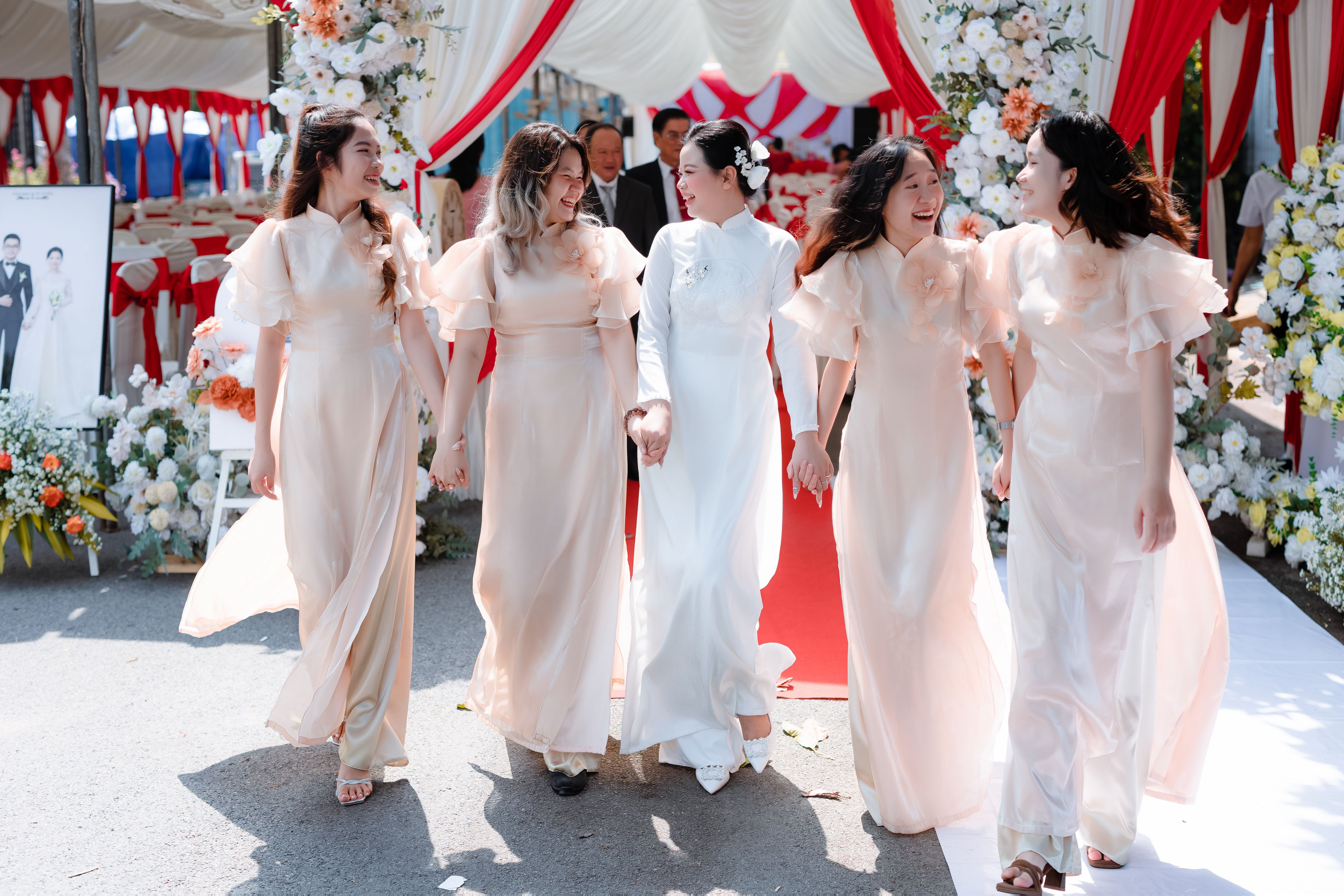 Vietnamese Bridal Party Wear
