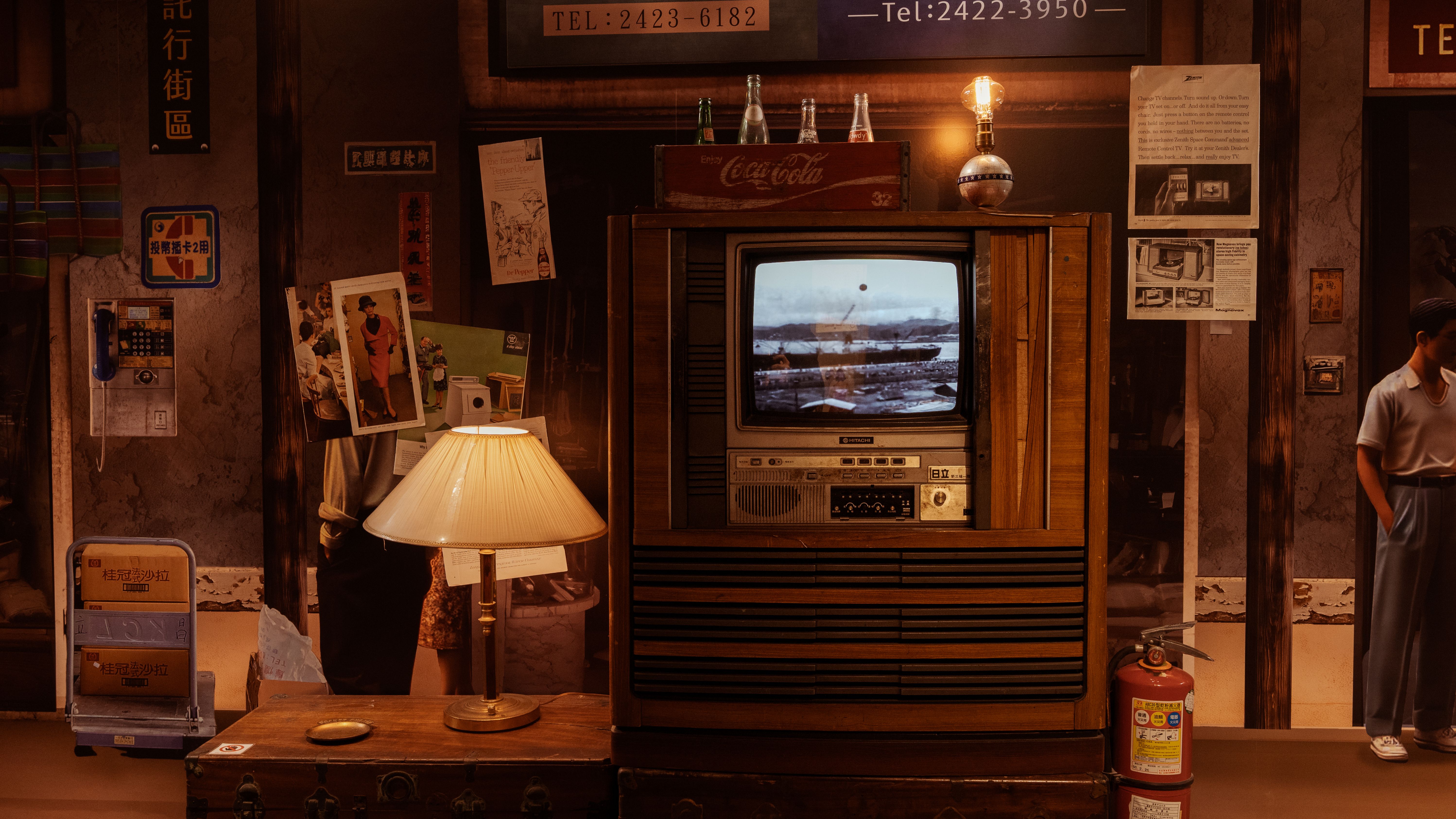 Vintage Living Room with Retro TV in Keelung · Free Stock Photo