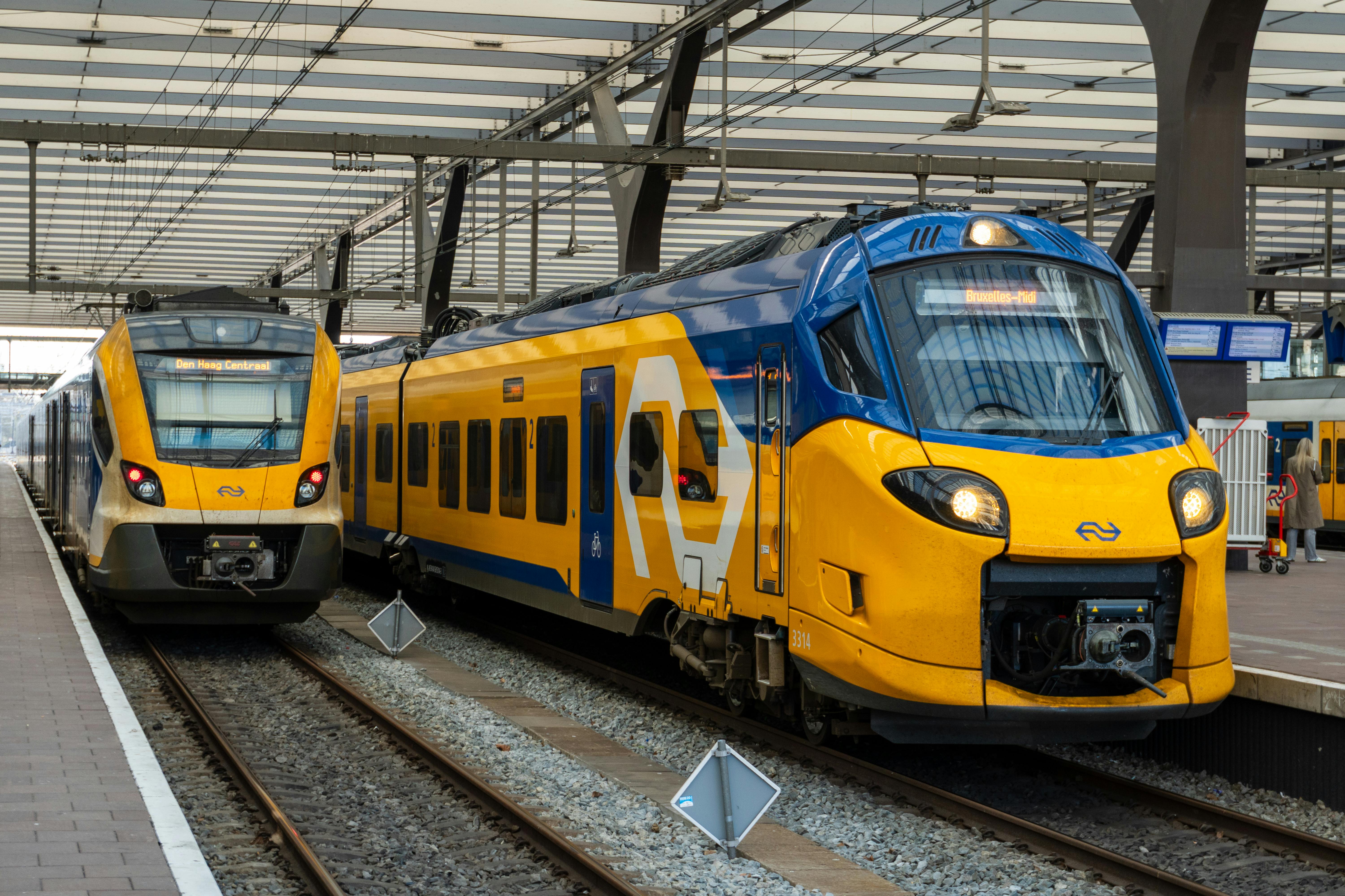 Dutch Trains at Rotterdam Central Station · Free Stock Photo