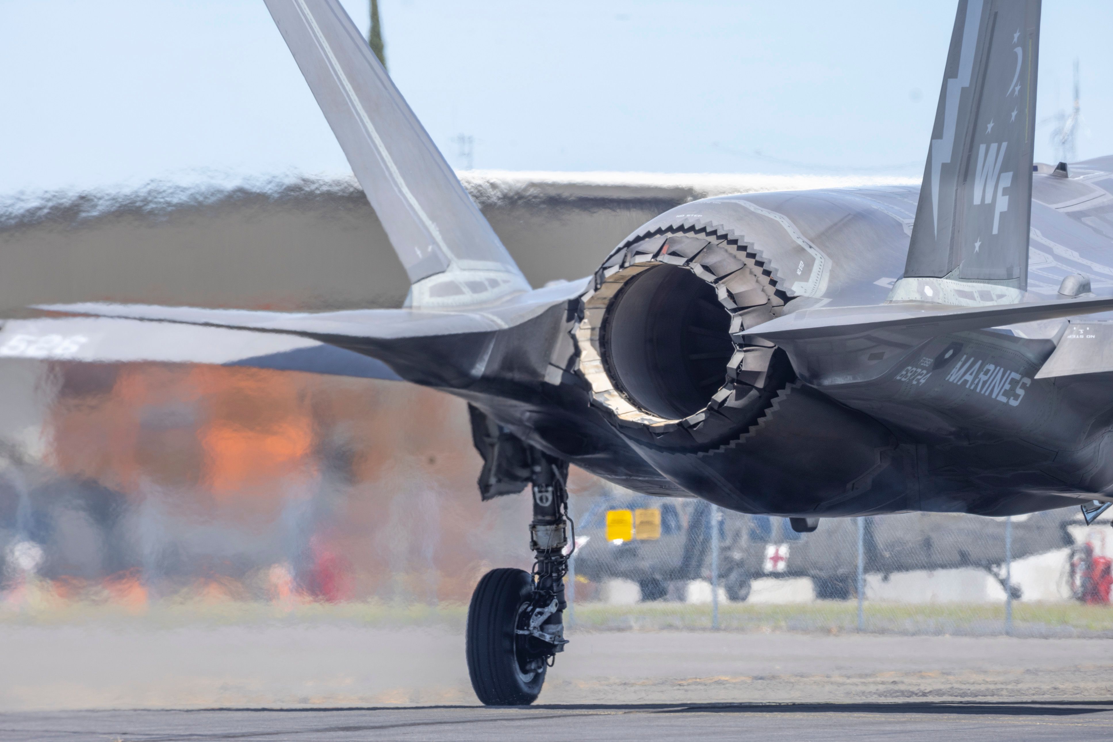 Close-up of Fighter Jet on Runway · Free Stock Photo