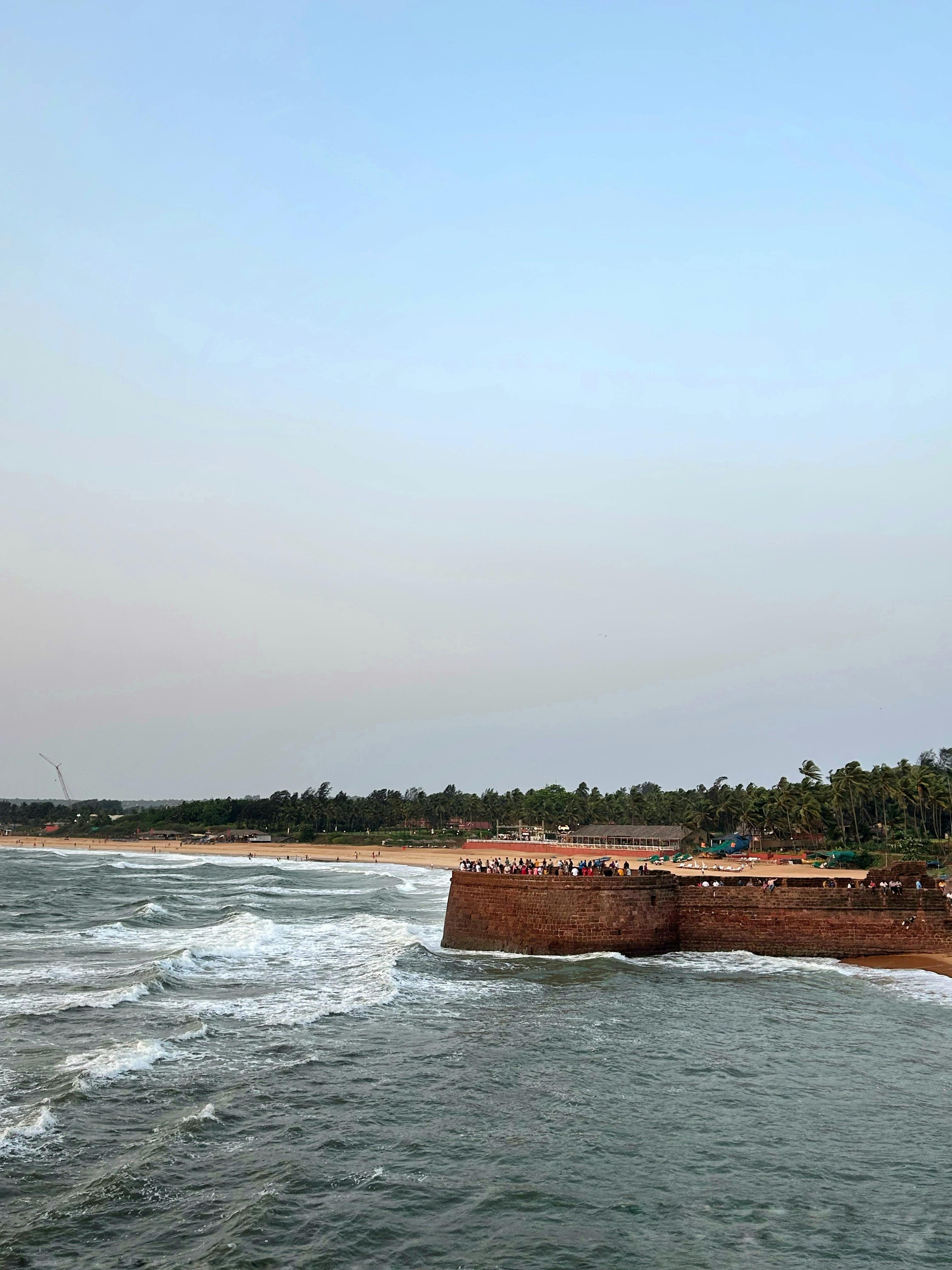 Panoramic View of Fort Aguada in Goa at Sunset · Free Stock Photo