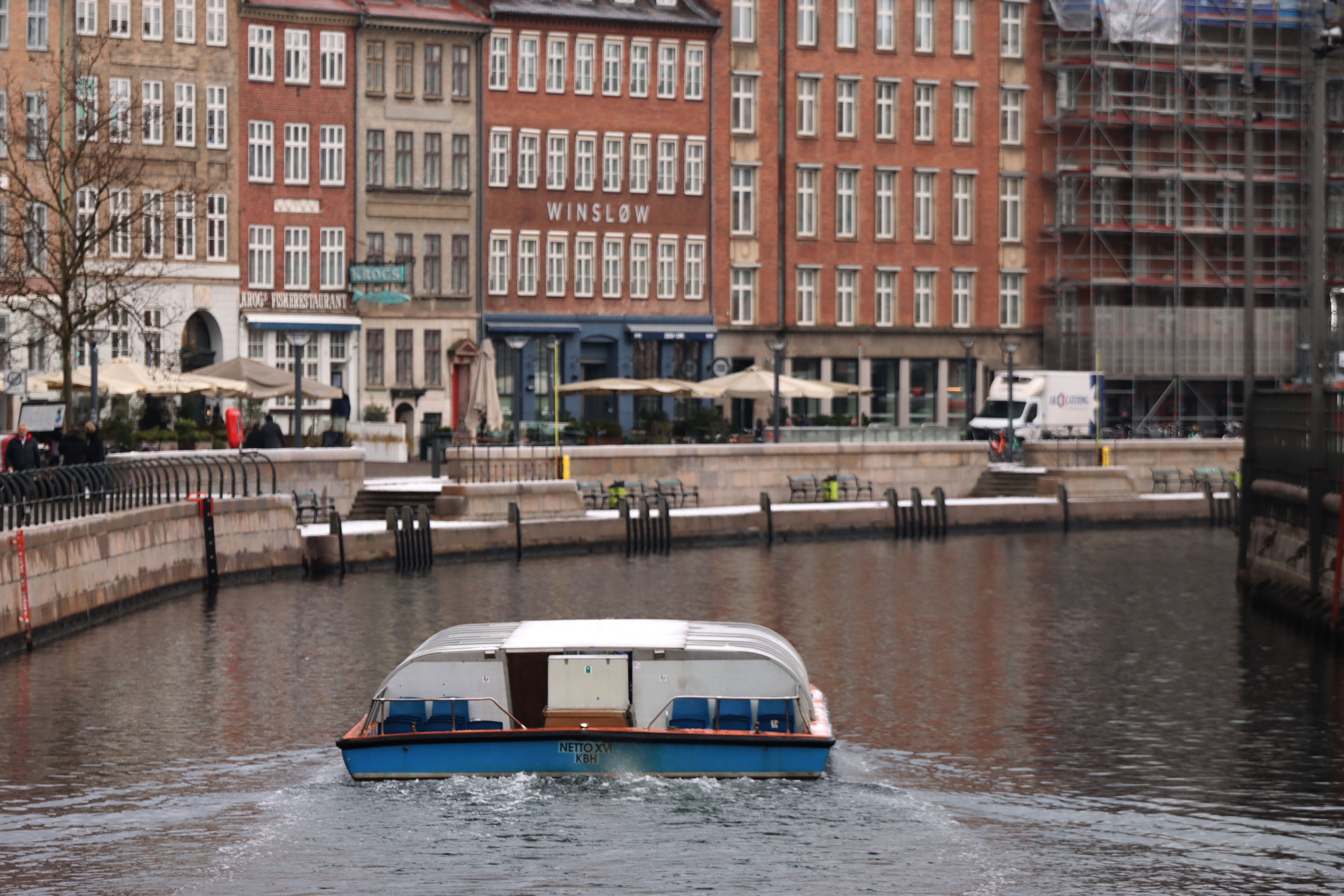 Scenic Boat Ride in Copenhagen's Historic Nyhavn · Free Stock Photo