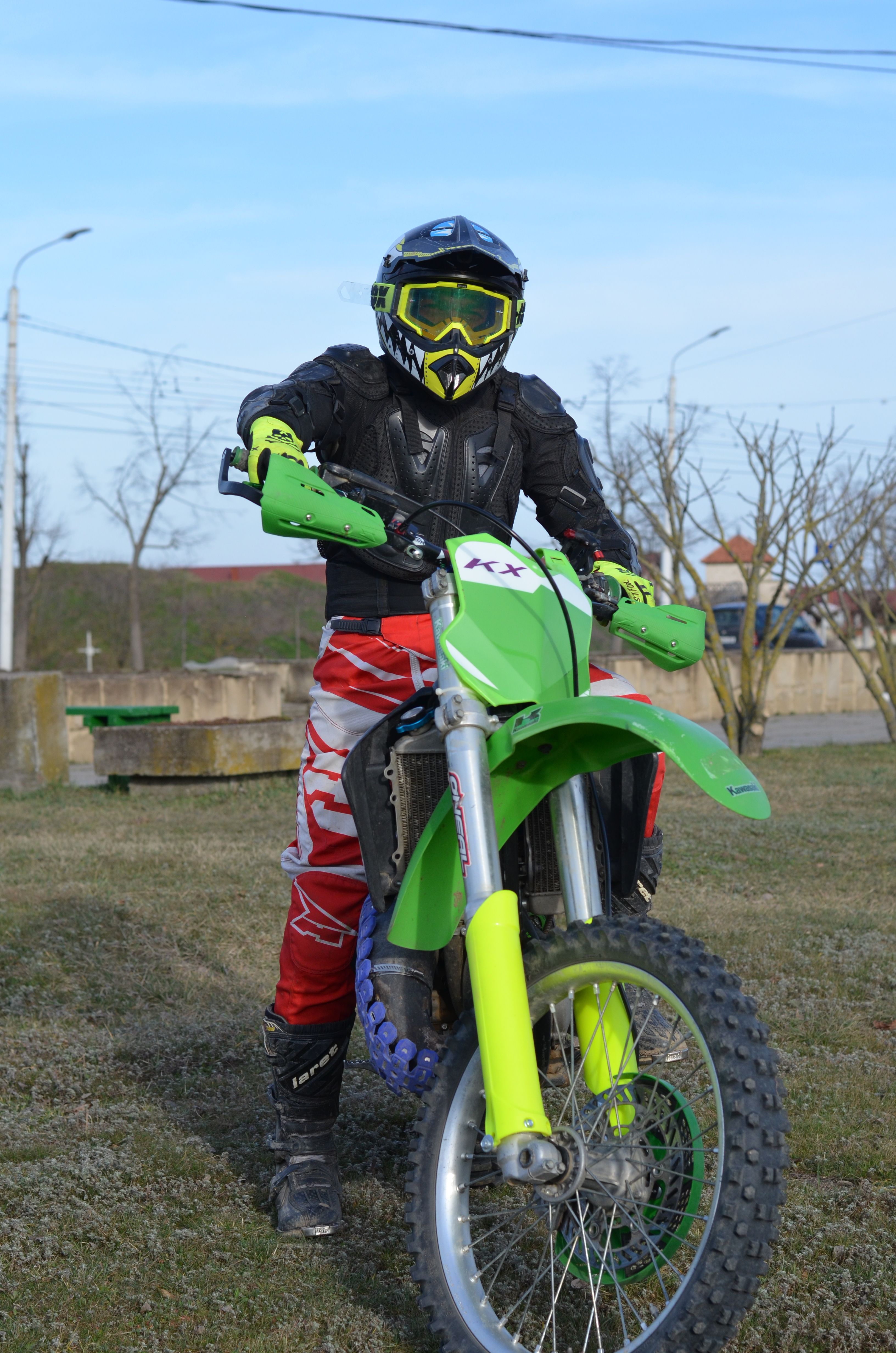 Motocross Rider Posing Outdoors in Moldova · Free Stock Photo