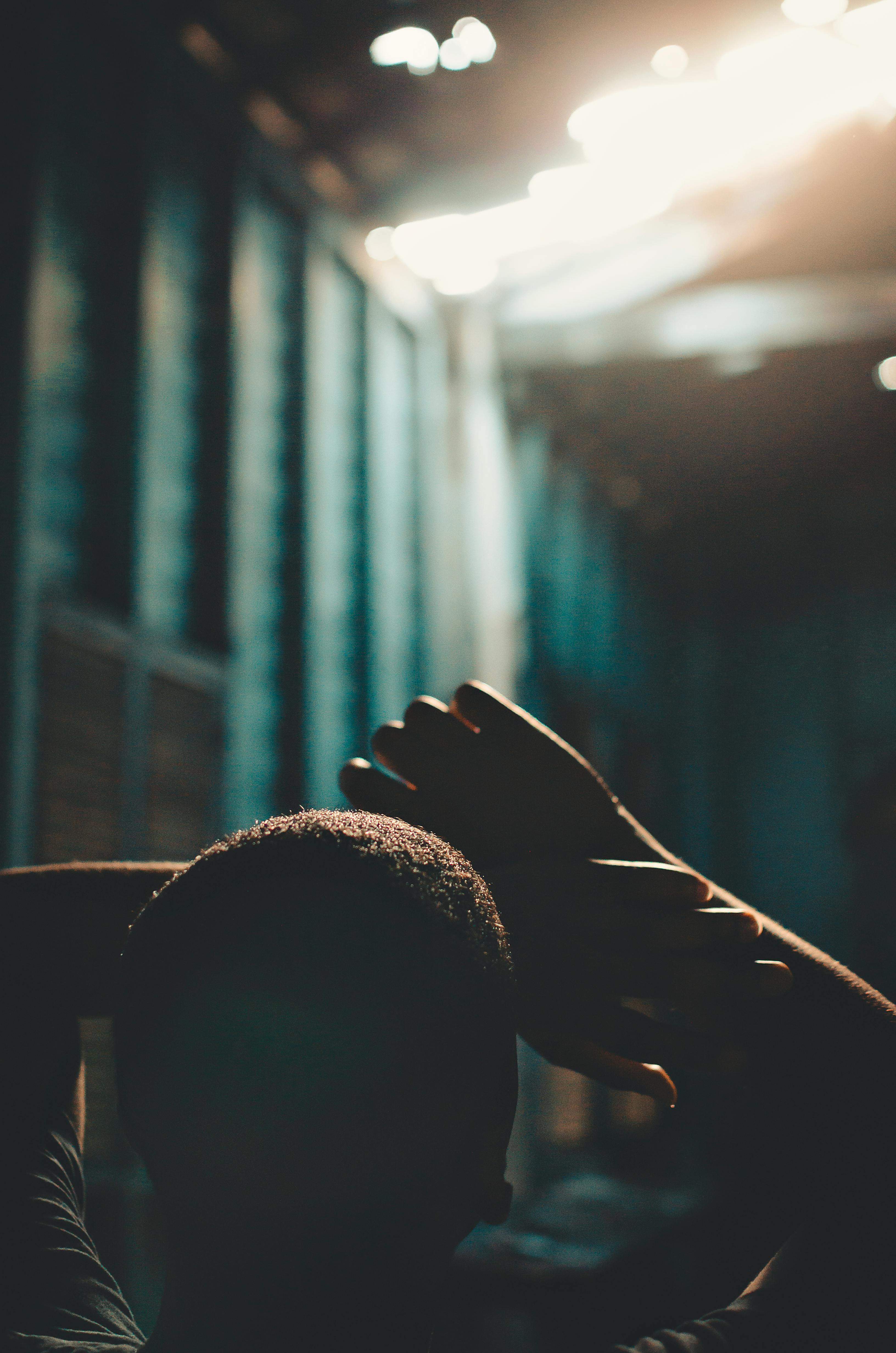 Man Standing on Stair Case Looking Up · Free Stock Photo
