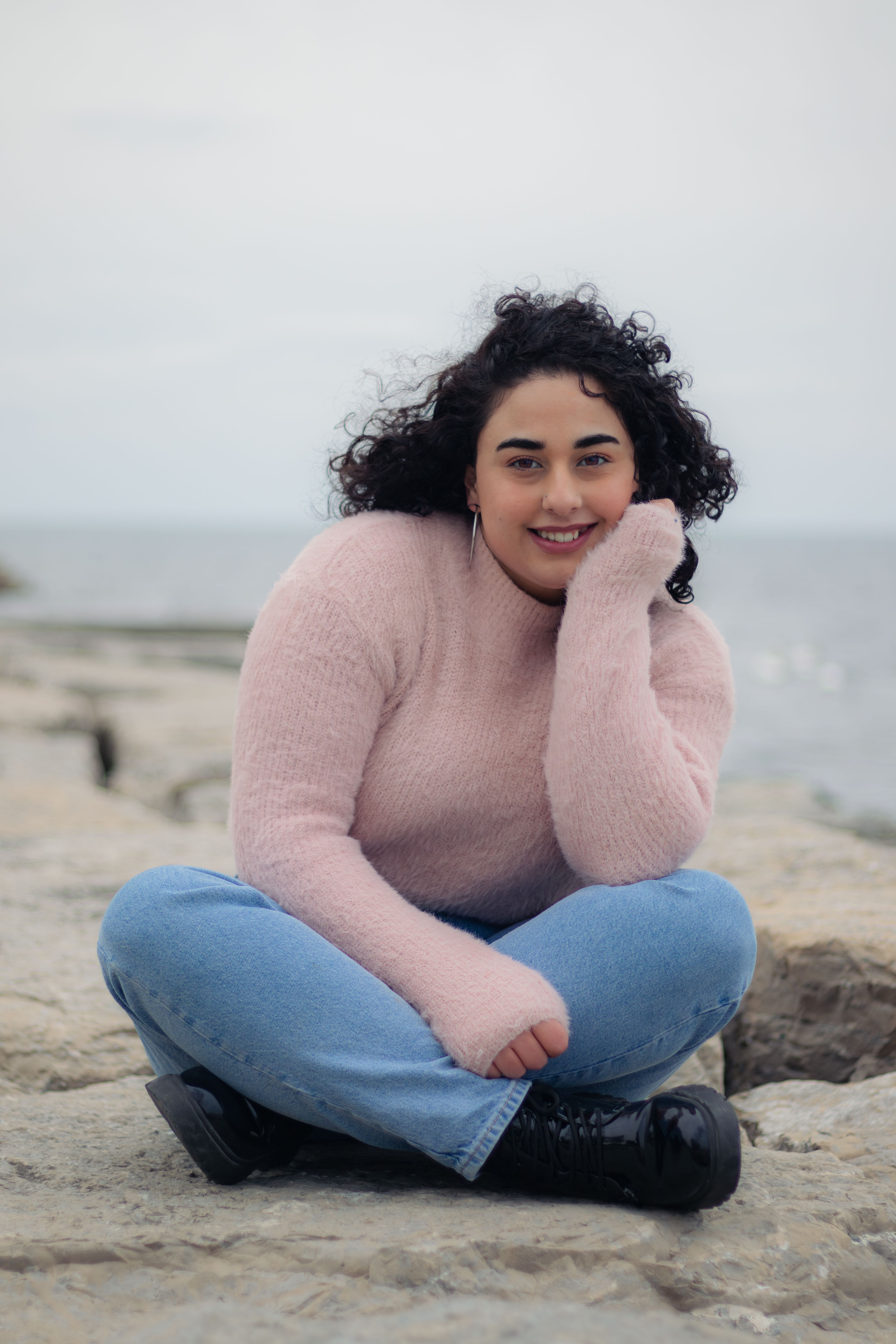 Smiling Woman Relaxing by Toronto Waterfront · Free Stock Photo